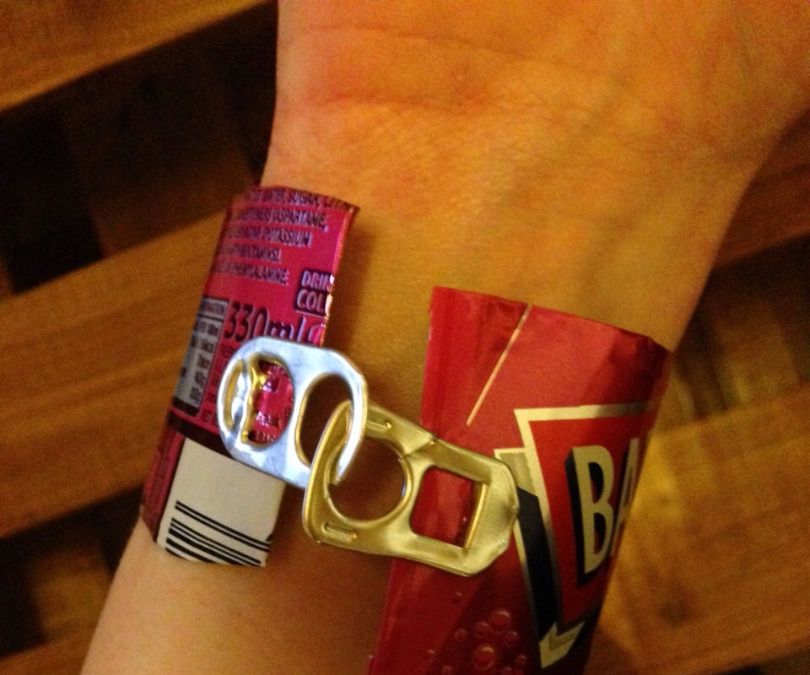 Bracelet Made From a Coke Can : 5 Steps - Instructables