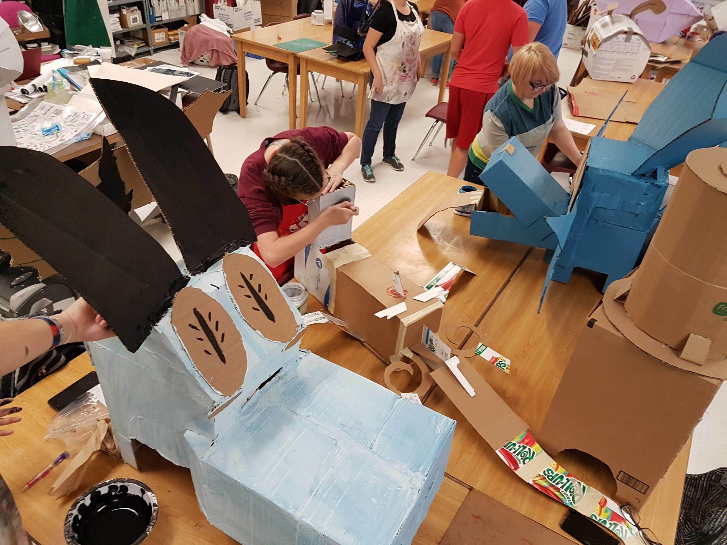 Wayne White Inspired Cardboard Masks : 5 Steps (with Pictures ...