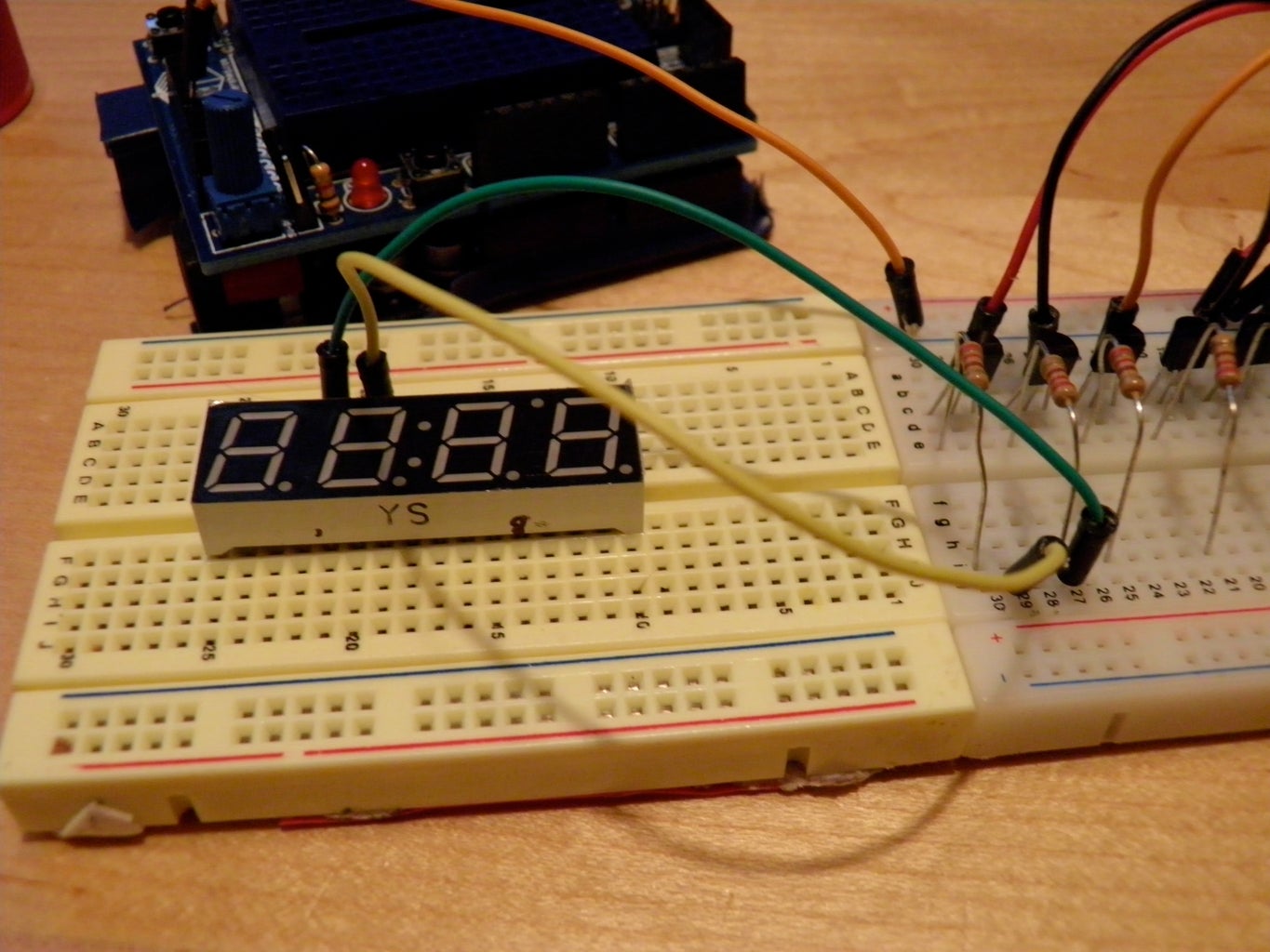 Timeduino 7 Segment Arduino Clock No Shift Registers Needed 14
