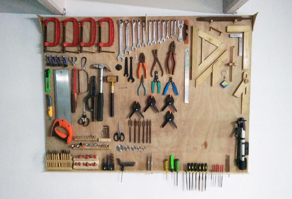 DIY Workshop Tool Organizer Board : 11 Steps (with Pictures ...