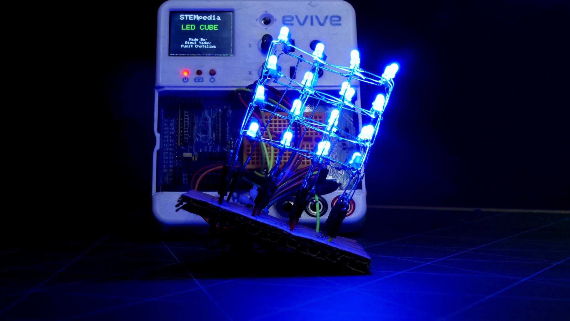 444 Led Cube Using Arduino Embedded Prototyping Platform 6 Steps Instructables