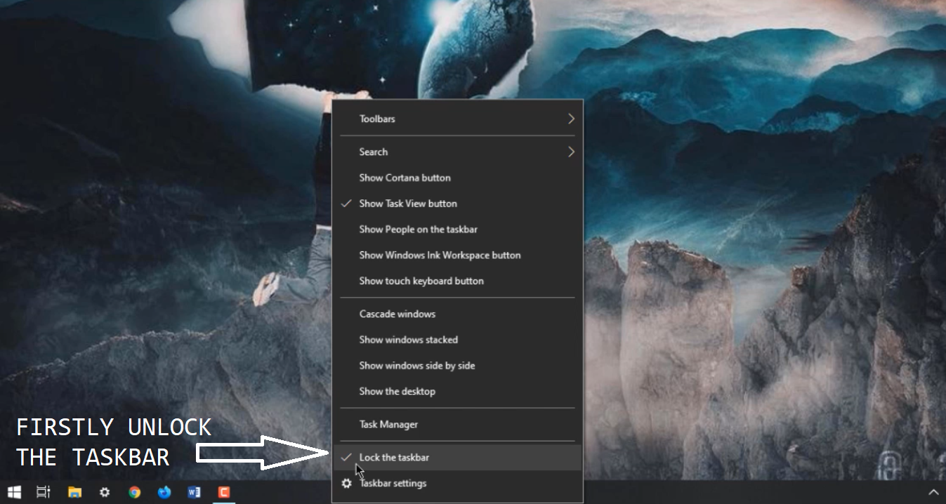 How to Center Icons on the Taskbar (Windows 10) : 7 Steps - Instructables