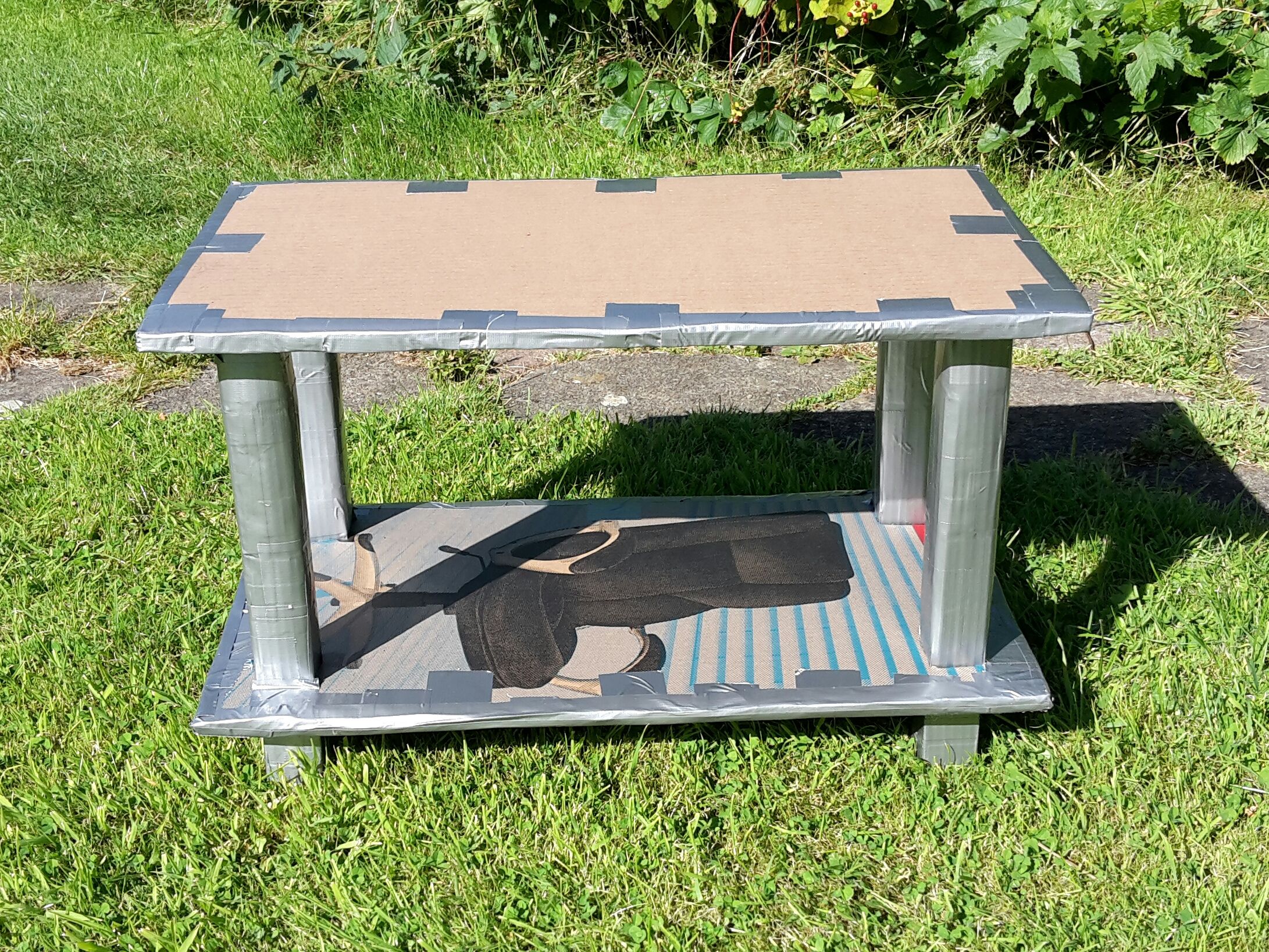 Small Table Made From Cardboard, Duct Tape and Papier Mache : 8 Steps ...
