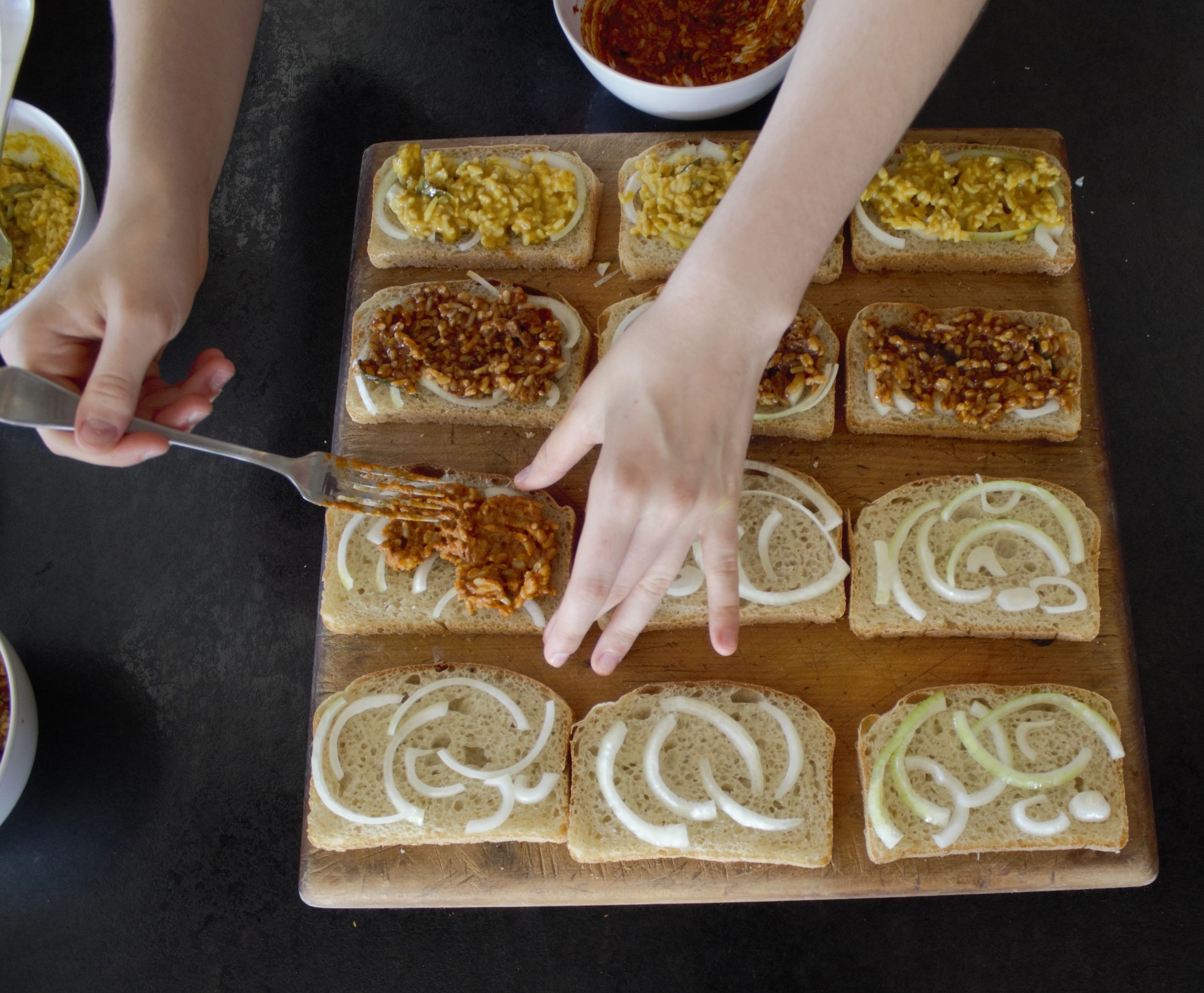 Delicious Grilled Toasties With Left-over Curry : 5 Steps (with ...