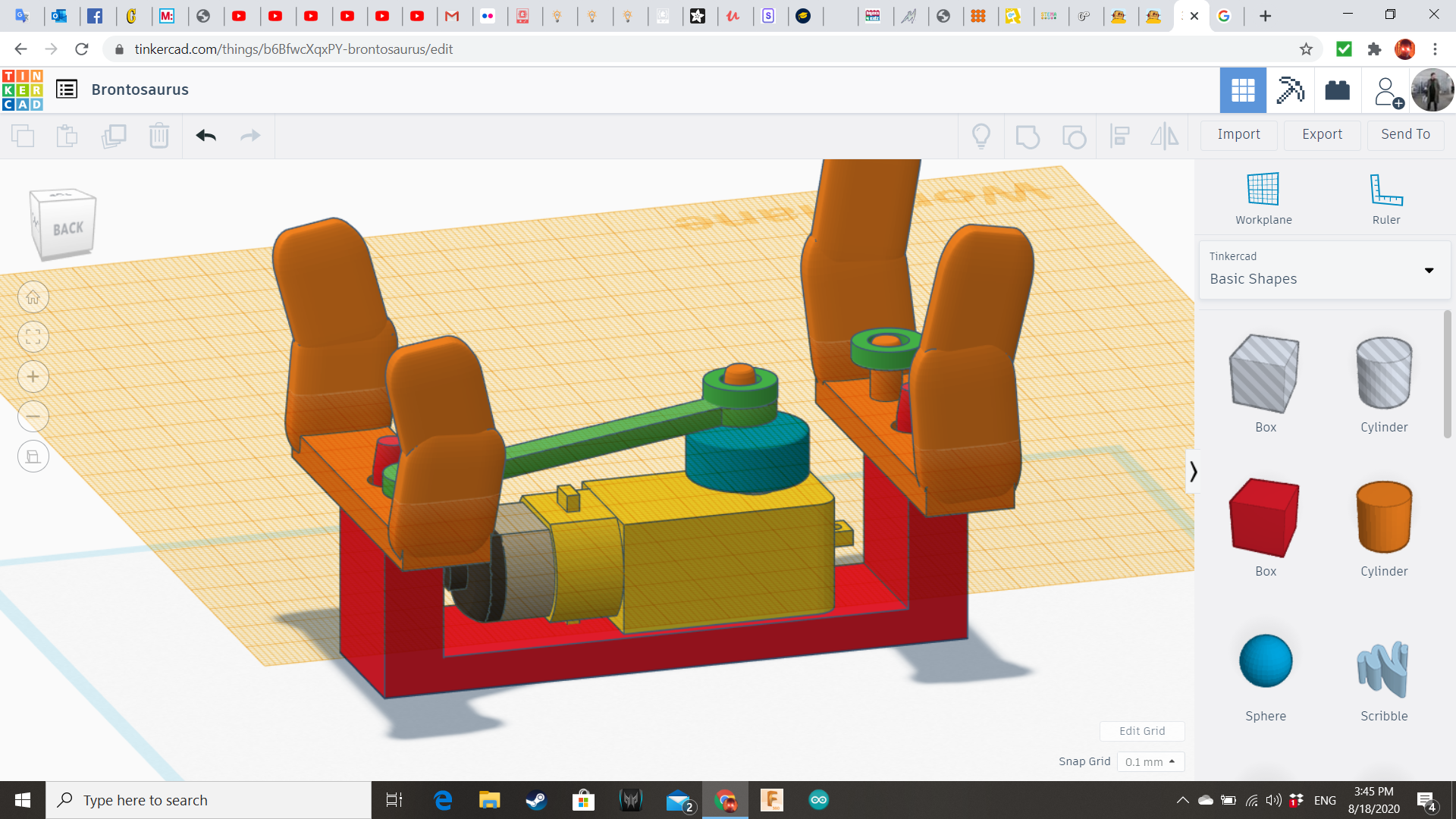 Tinkercad Robotics for School: Create TWO Walking Machines! : 27 Steps ...