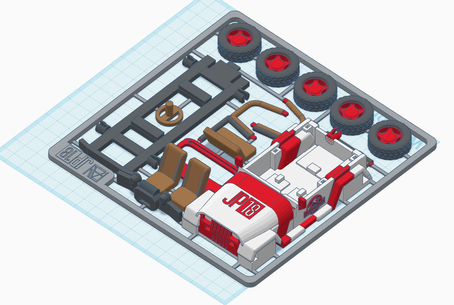 Jeep Kit Card Jurassic Park JP18 : 3 Steps (with Pictures) - Instructables
