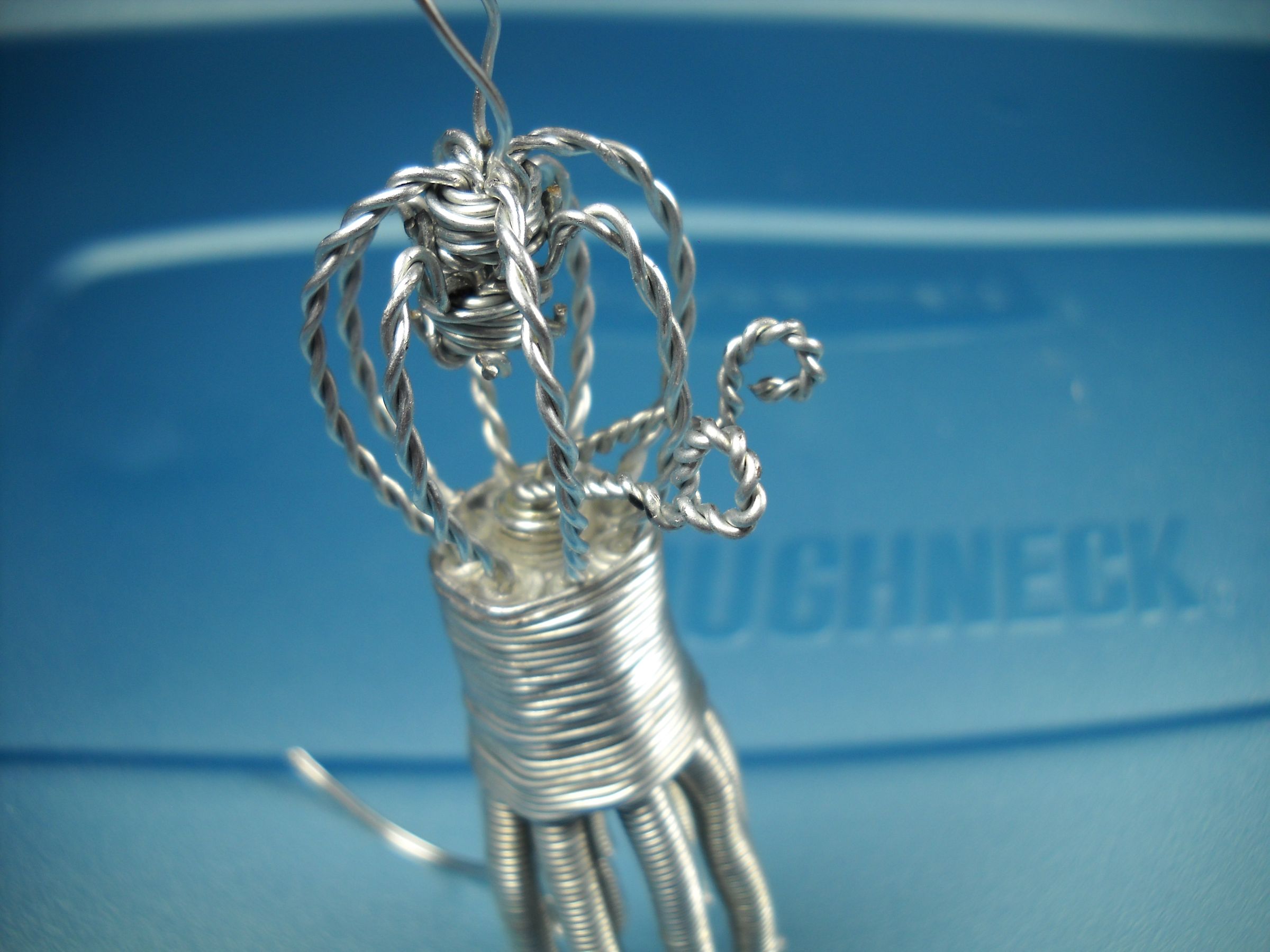 How to Make a Wire Octopus Sculpture (simplified). Cheap and Easy But ...