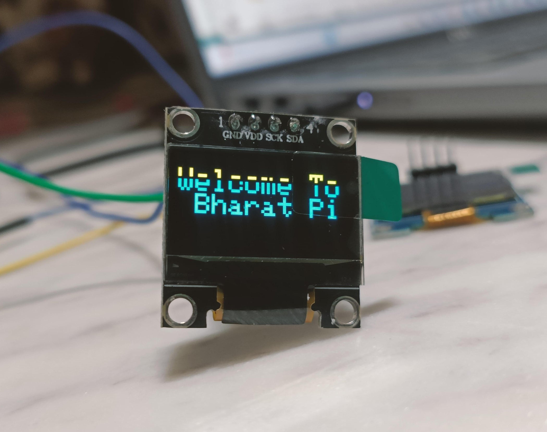 Guide for I2C OLED Display With Bharat Pi - Instructables