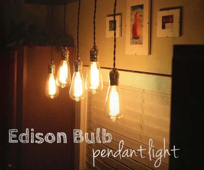 Edison Bulb Pendant Light Fixture : 6 Steps (with Pictures) - Instructables