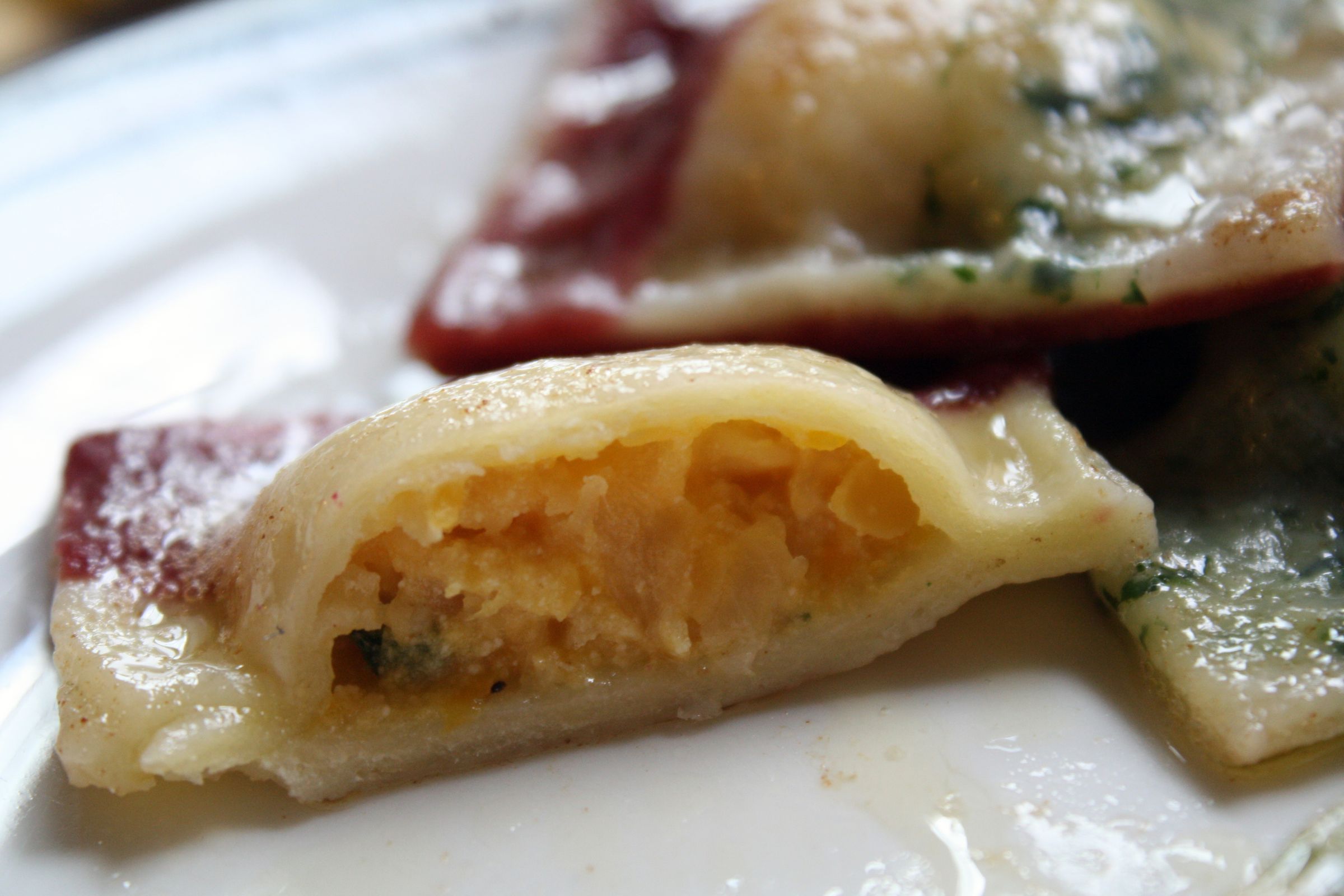 Gluten-Free Tri-Colored Ravioli With Roasted Butternut Squash ...