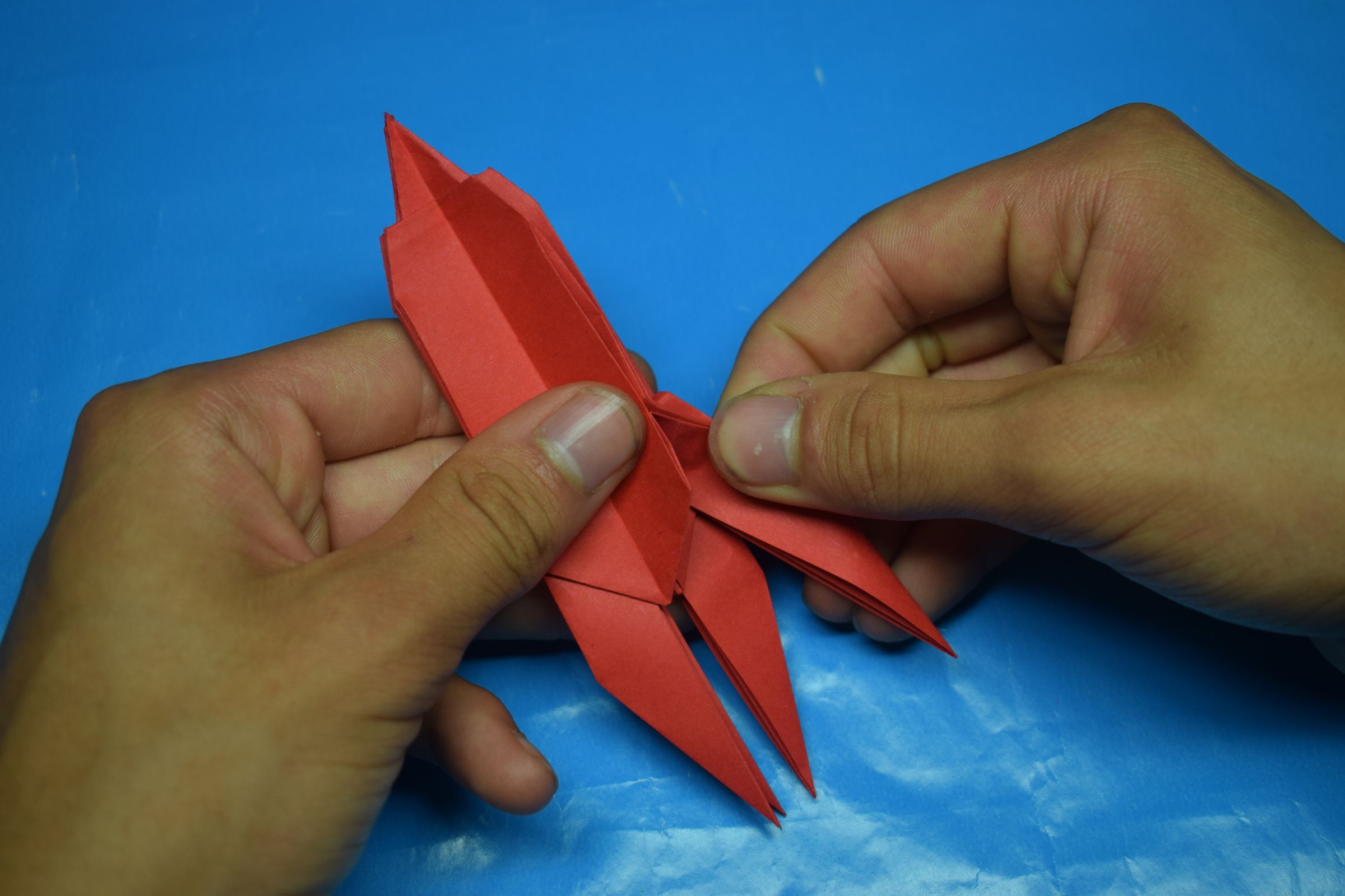 How to Fold a Cool 3D Origami Sci-Fi Rocket : 11 Steps (with Pictures ...