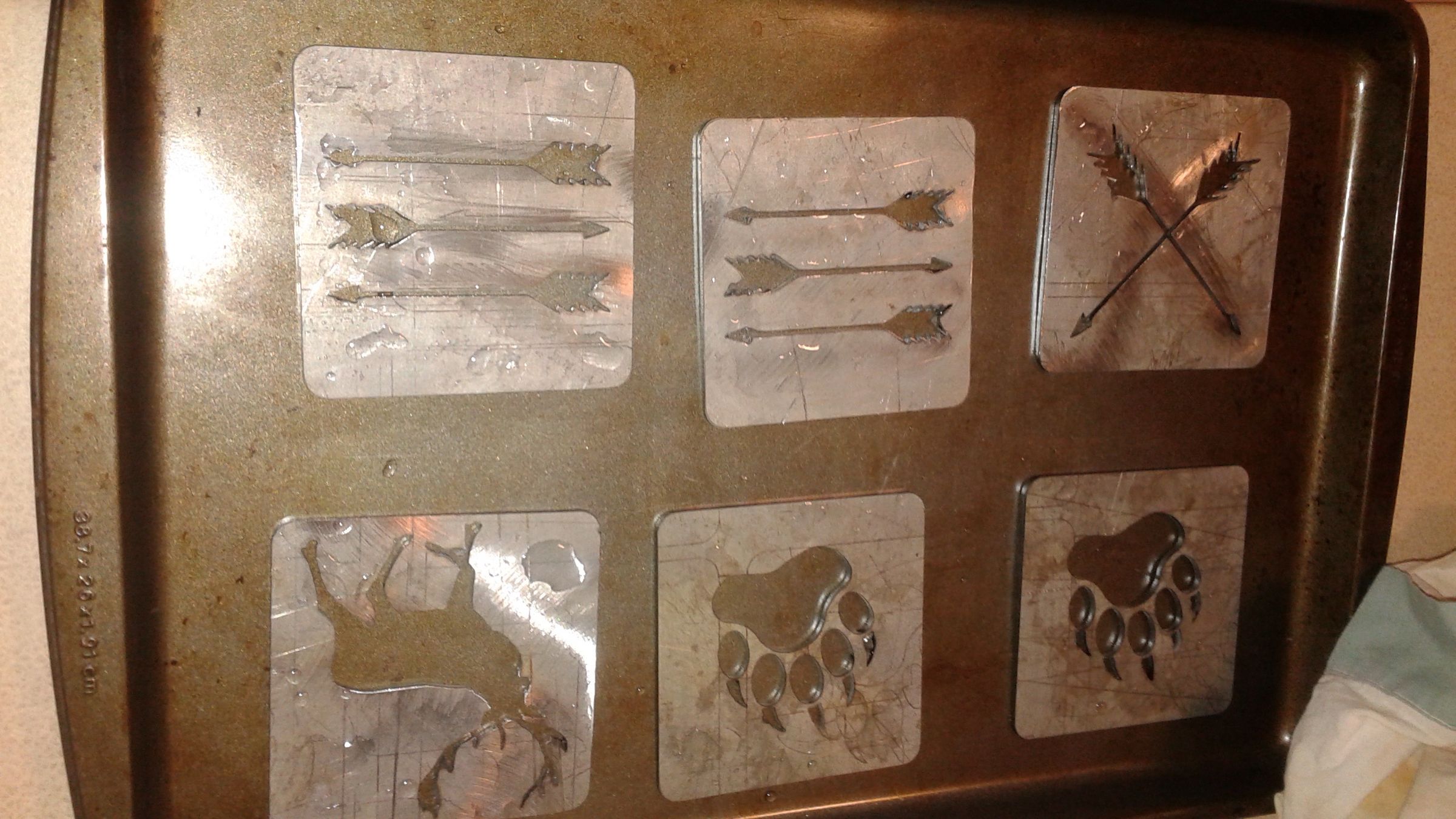 Rustic Metal Coasters : 5 Steps (with Pictures) - Instructables