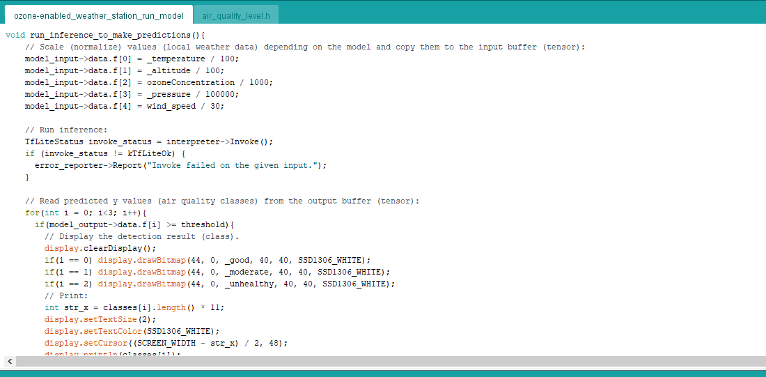 O3-enabled BLE Weather Station Predicting Air Quality W/ TensorFlow ...