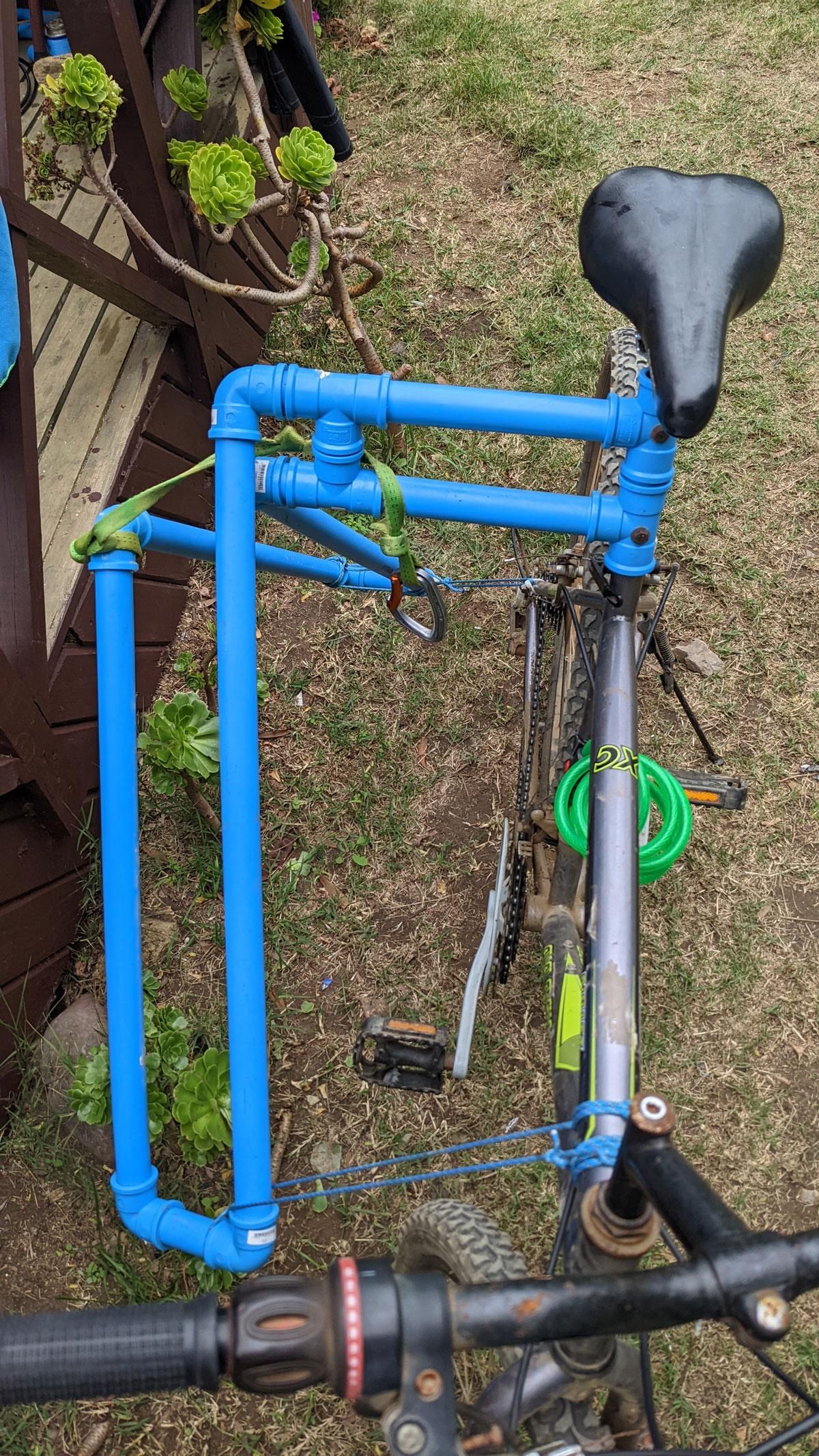 The Removable PVC Tubing Bike Surfrack : 4 Steps (with Pictures ...
