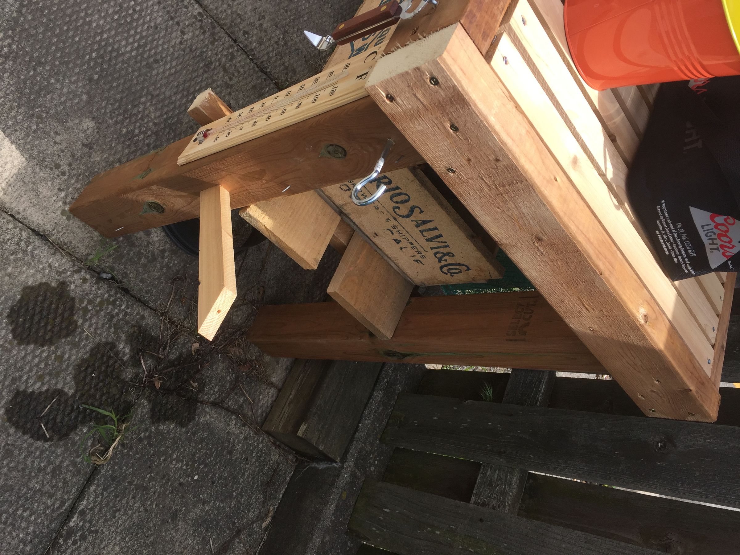 Planting Bench With Protected Growing Station : 3 Steps (with Pictures ...