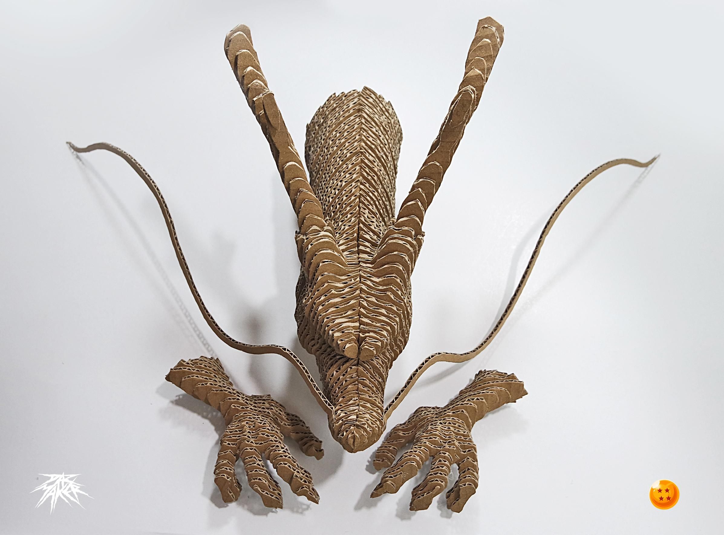 Shen Long - Cardboard Wall Decoration. : 12 Steps (with Pictures ...