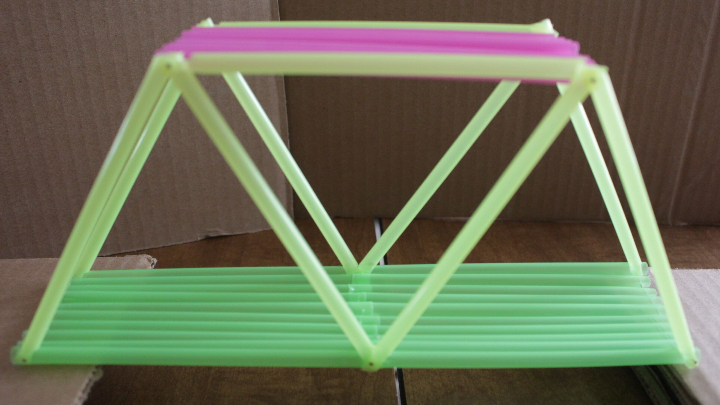 Plastic Straw Truss Bridge : 18 Steps - Instructables