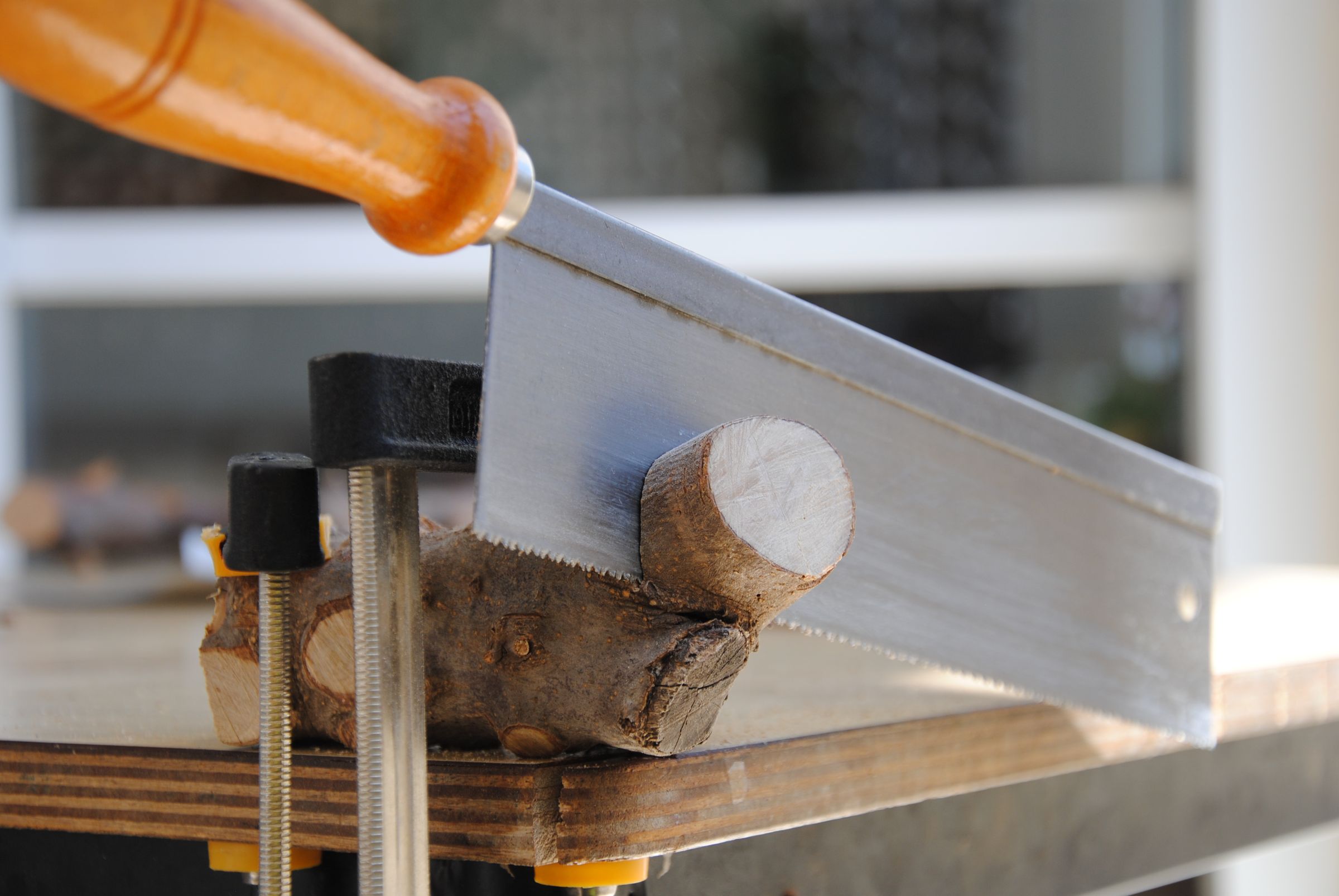 Finger Mallet From a Tree Branch | DIY Woodworking Tools #8 : 10 Steps ...