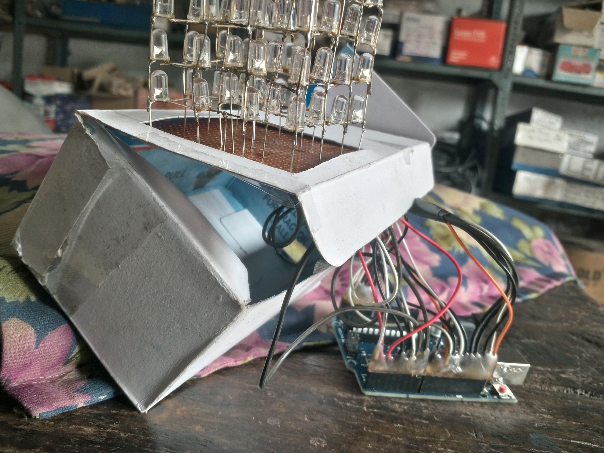 4x4x4 LED Cube (Arduino Uno) : 7 Steps (with Pictures) - Instructables