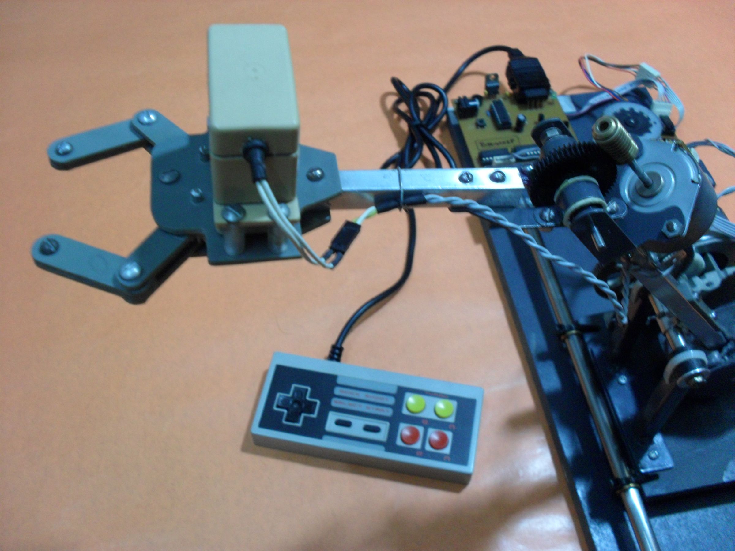 Robotic Arm Controlled by NES Gamepad : 13 Steps (with Pictures ...