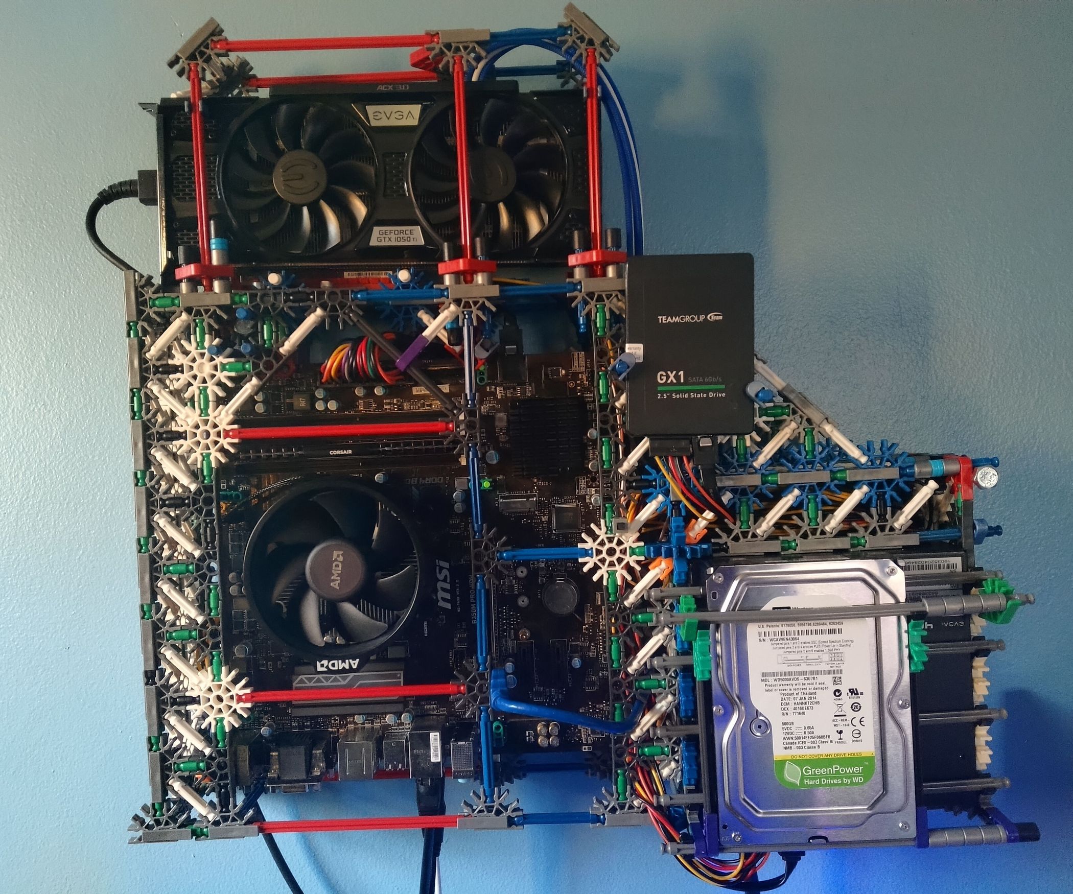 Knex Wall-Mounted Computer Case - Instructables