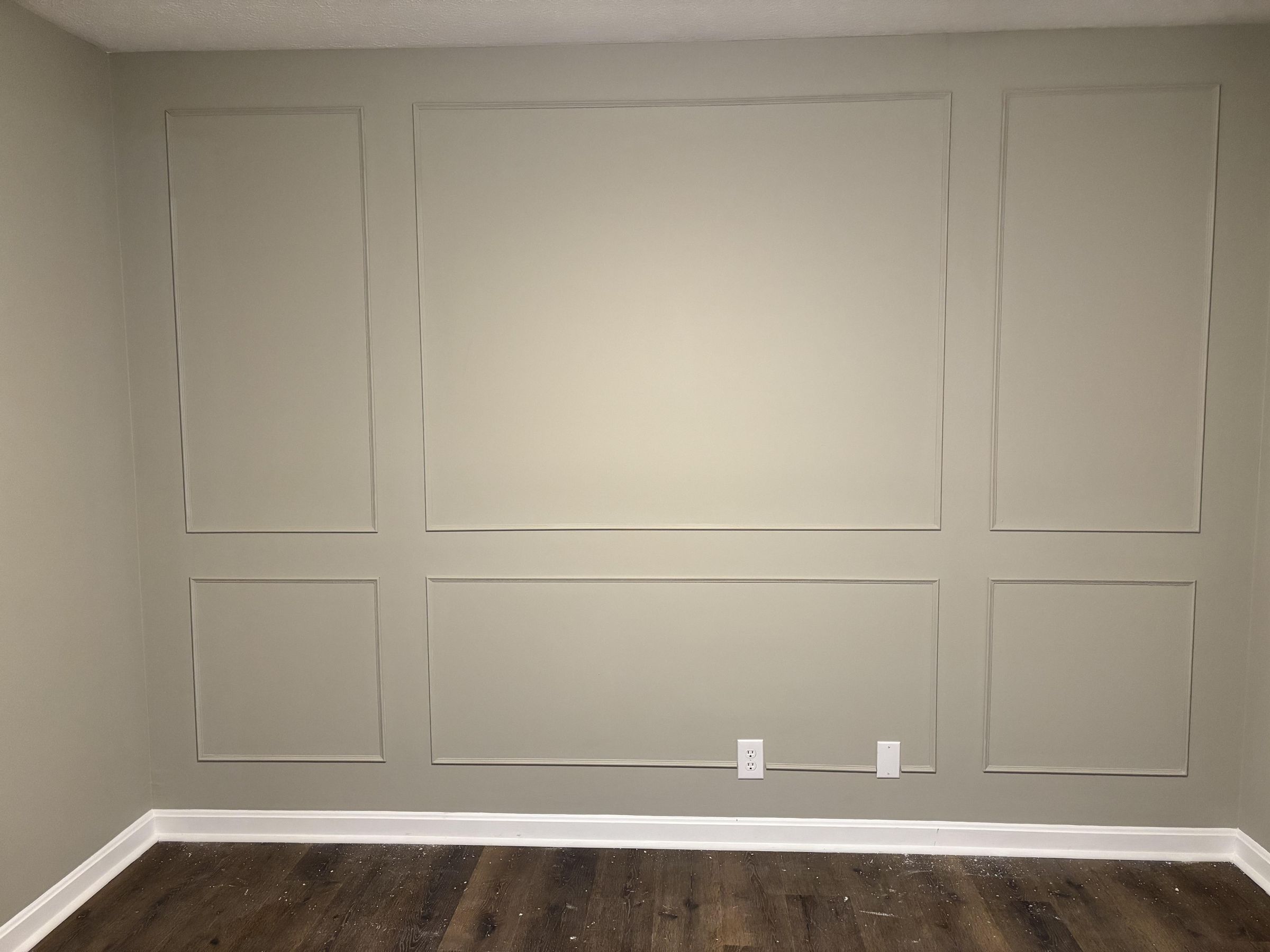 DIY Picture Frame Molding Accent Wall : 12 Steps (with Pictures ...