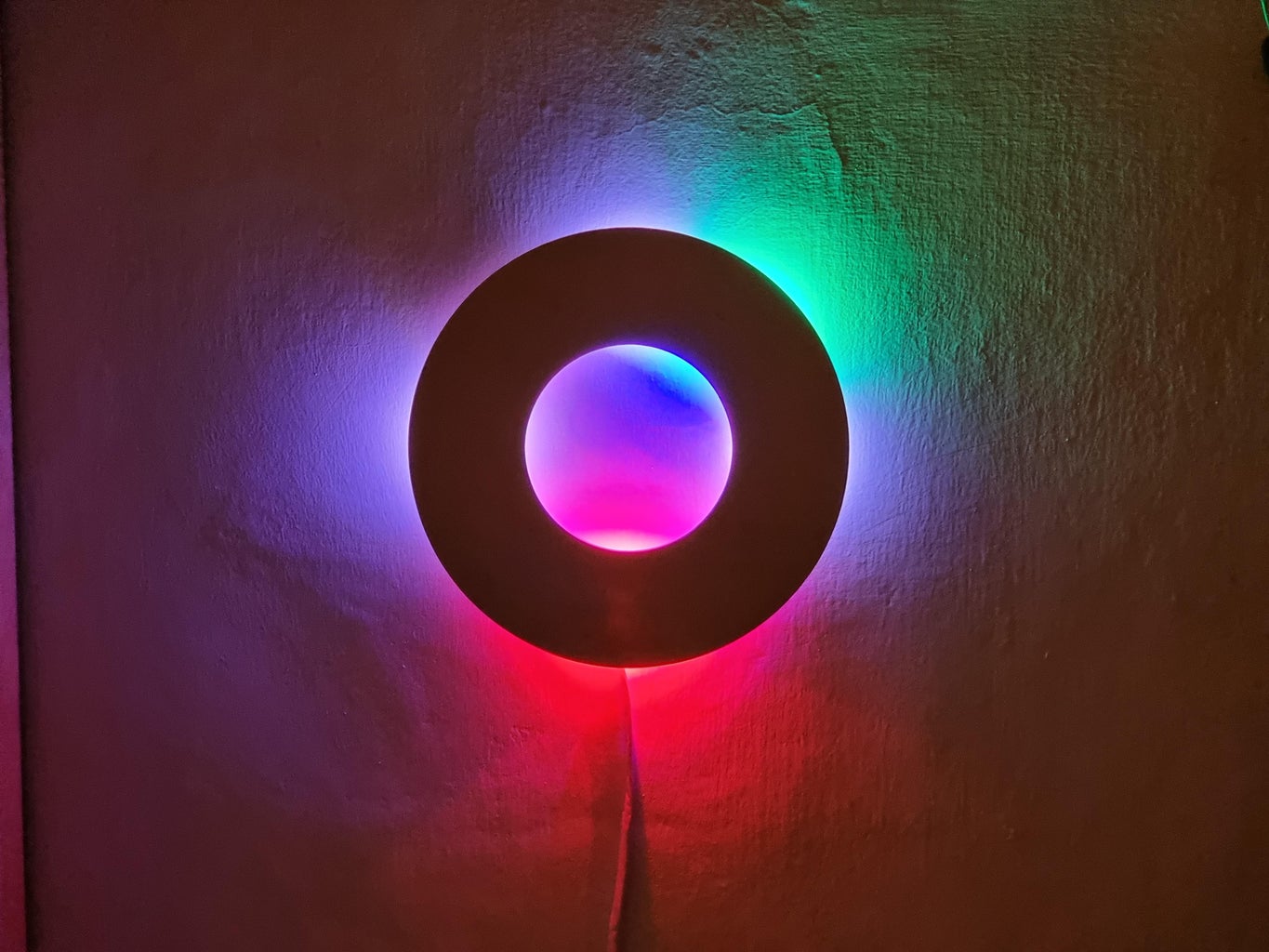 Decorative Analog Led Strip Iot Clock 10 Steps With Pictures