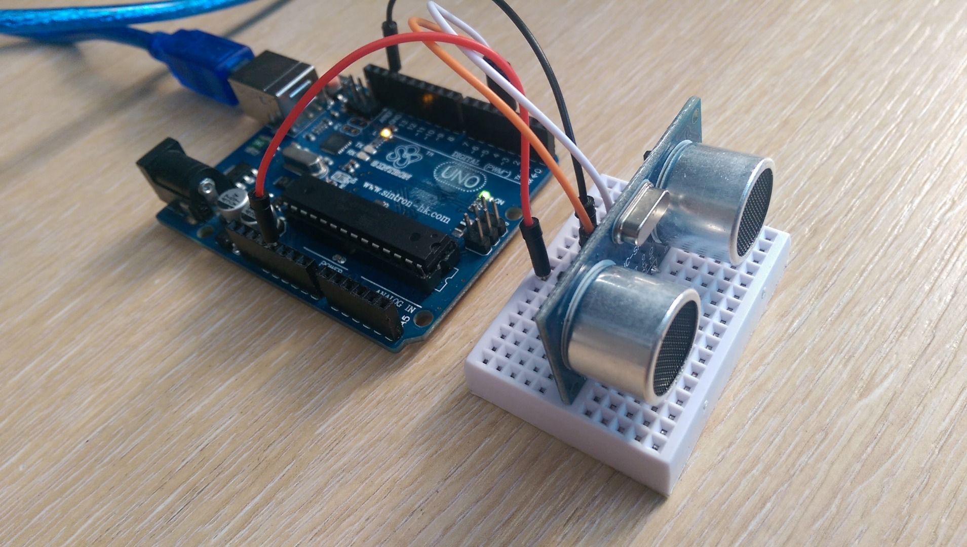 Easy Ultrasonic 4-pin Sensor Monitoring (hc-sr04) - Instructables