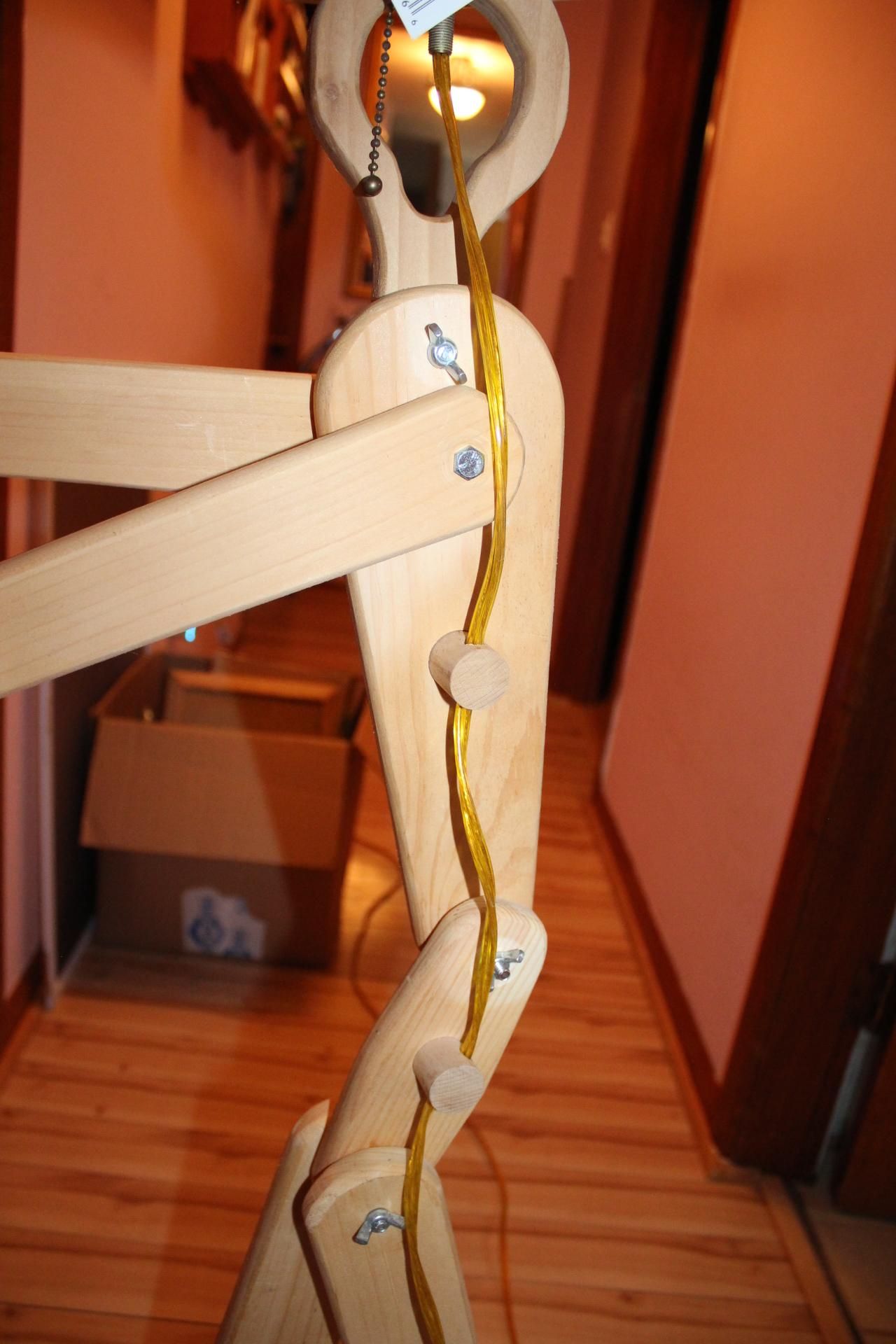 Stick Figure Articulated Floor Lamp - Instructables