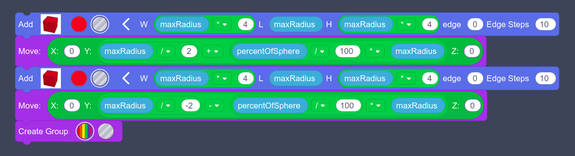 Parametric Gyroscope and Robot Made With Tinkercad Codeblocks - Tinkercad
