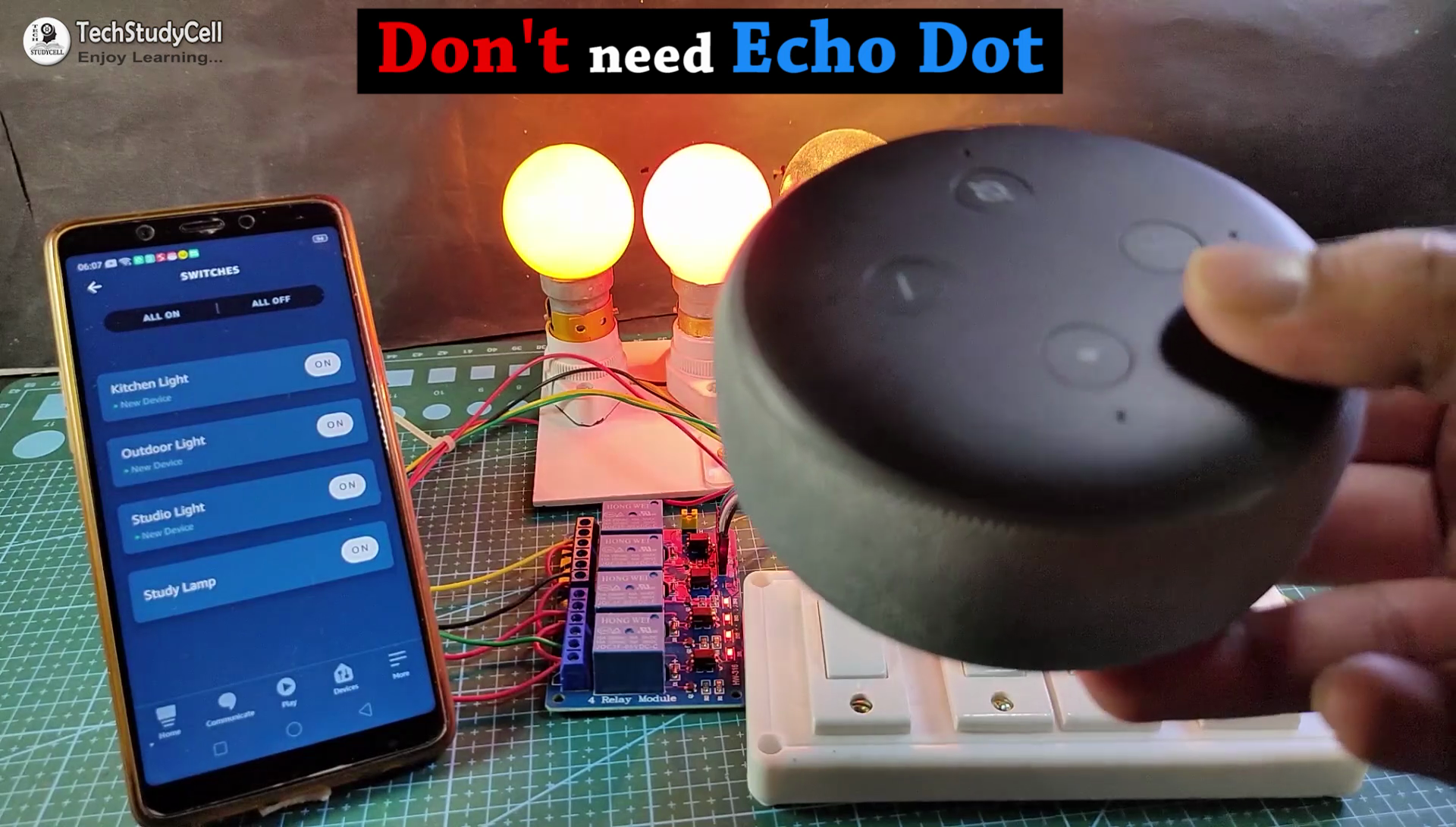 NodeMCU ESP8266 Alexa App Voice Control Smart Home System IoT Projects ...