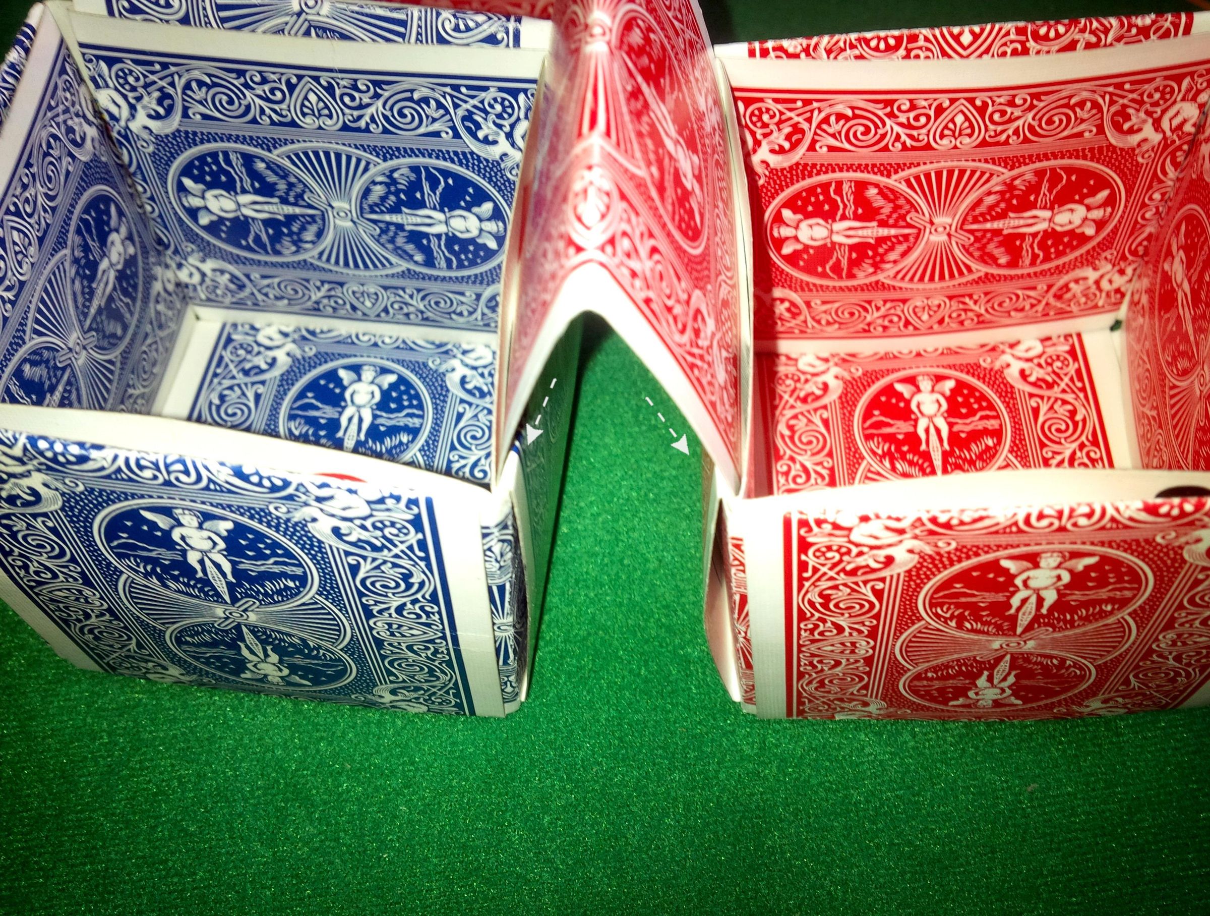 Origami Desktop Organizer From Playing Cards : 7 Steps (with Pictures ...