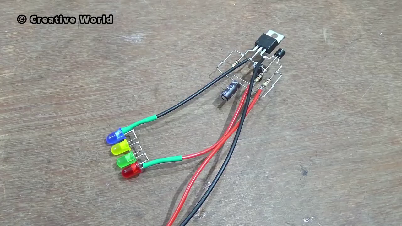 How to Make Simple 12v LED Flasher Circuit || JLCPCB : 6 Steps ...