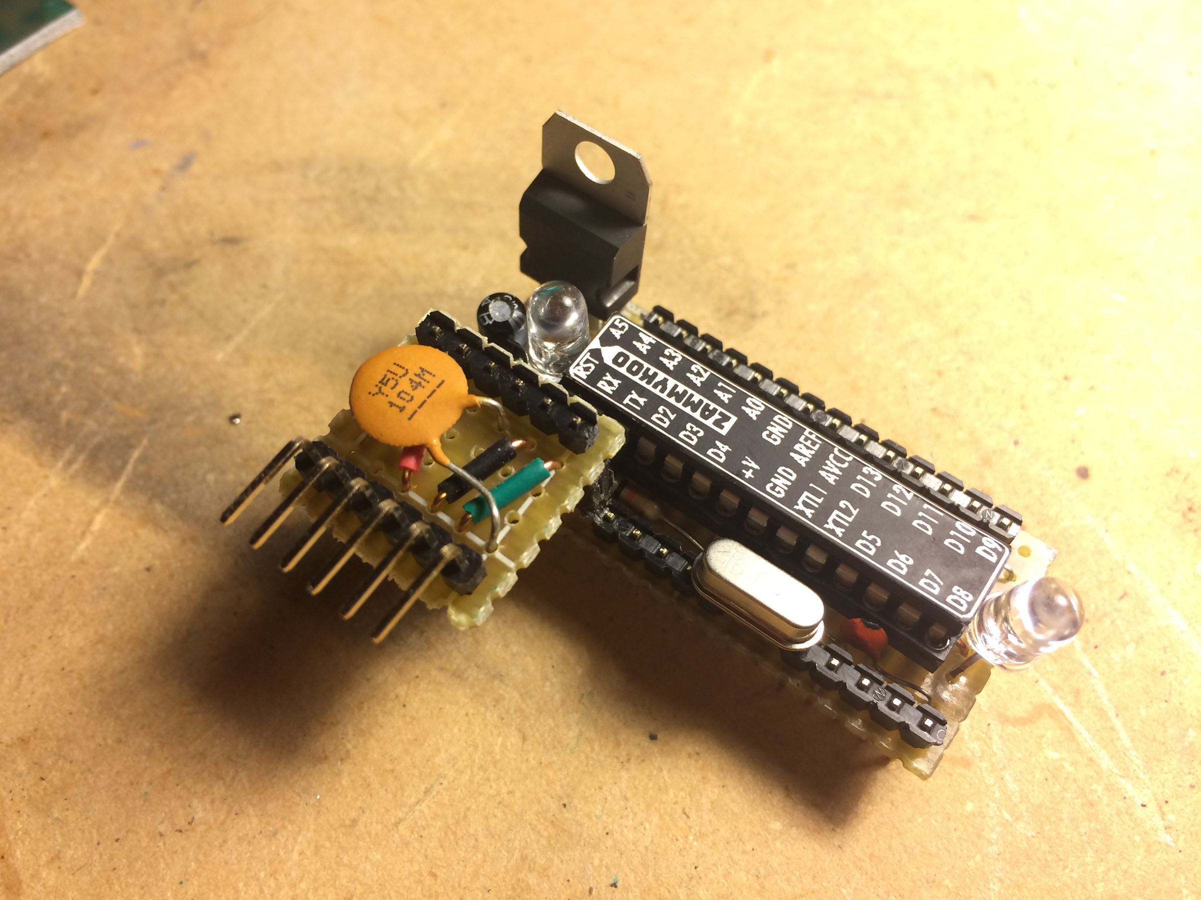 YABBAS - Yet Another Bare Bones Arduino (on Stripboard) : 12 Steps ...