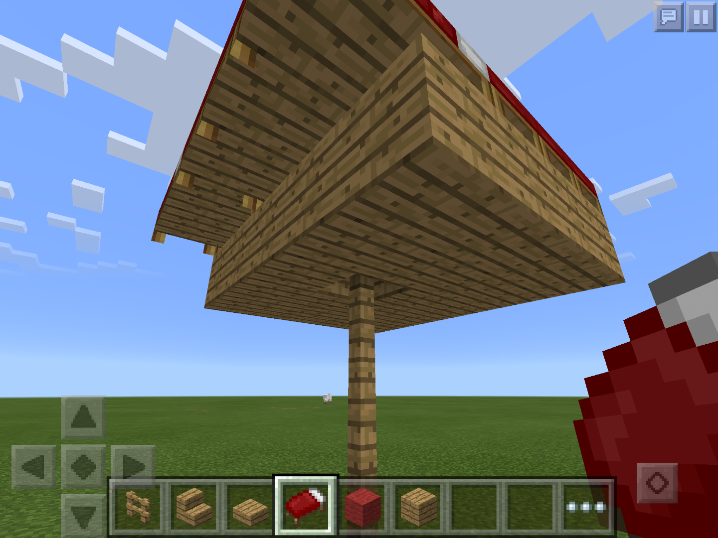 How to Build a Cool Umbrella in Minecraft PE 0.13.0 : 12 Steps ...
