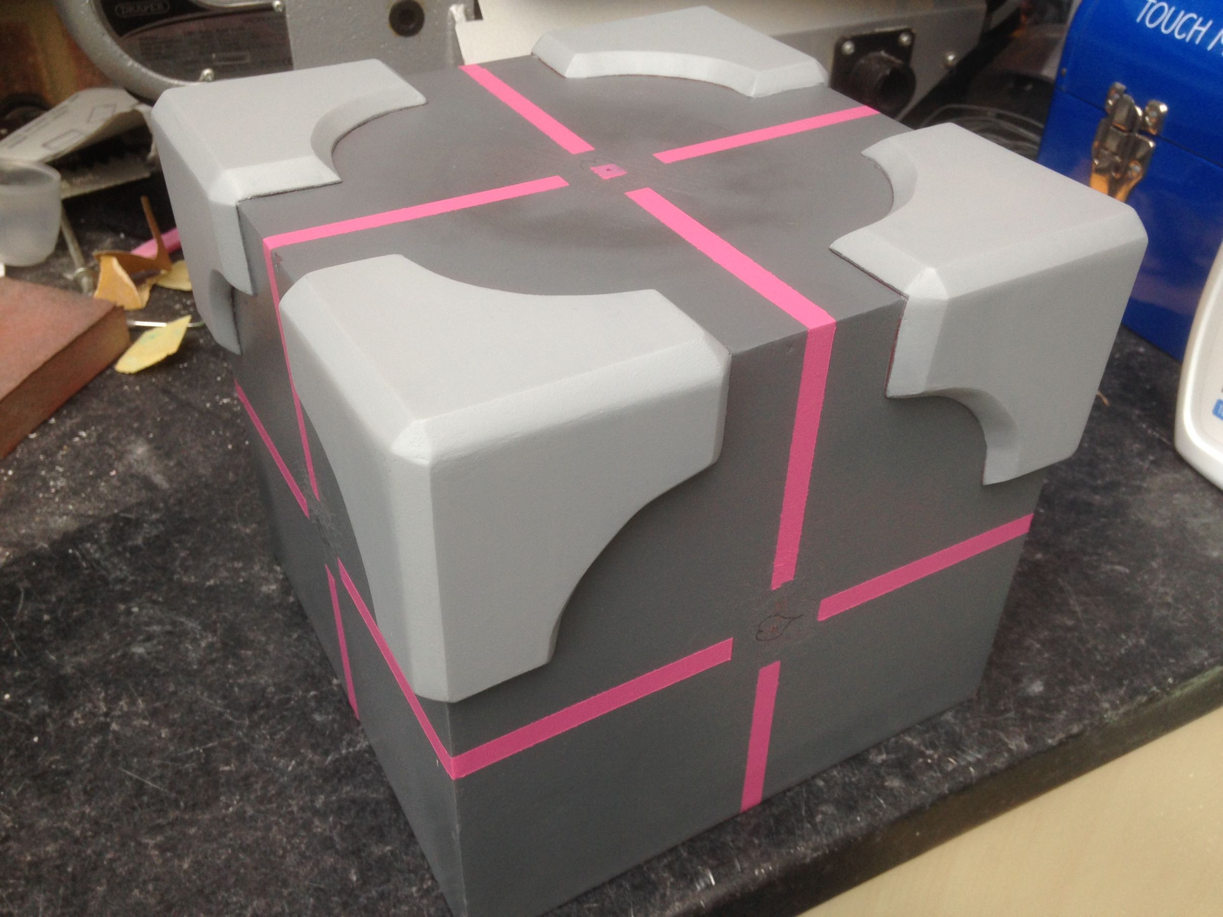 Portal: Companion Cube Storage Box : 9 Steps (with Pictures ...