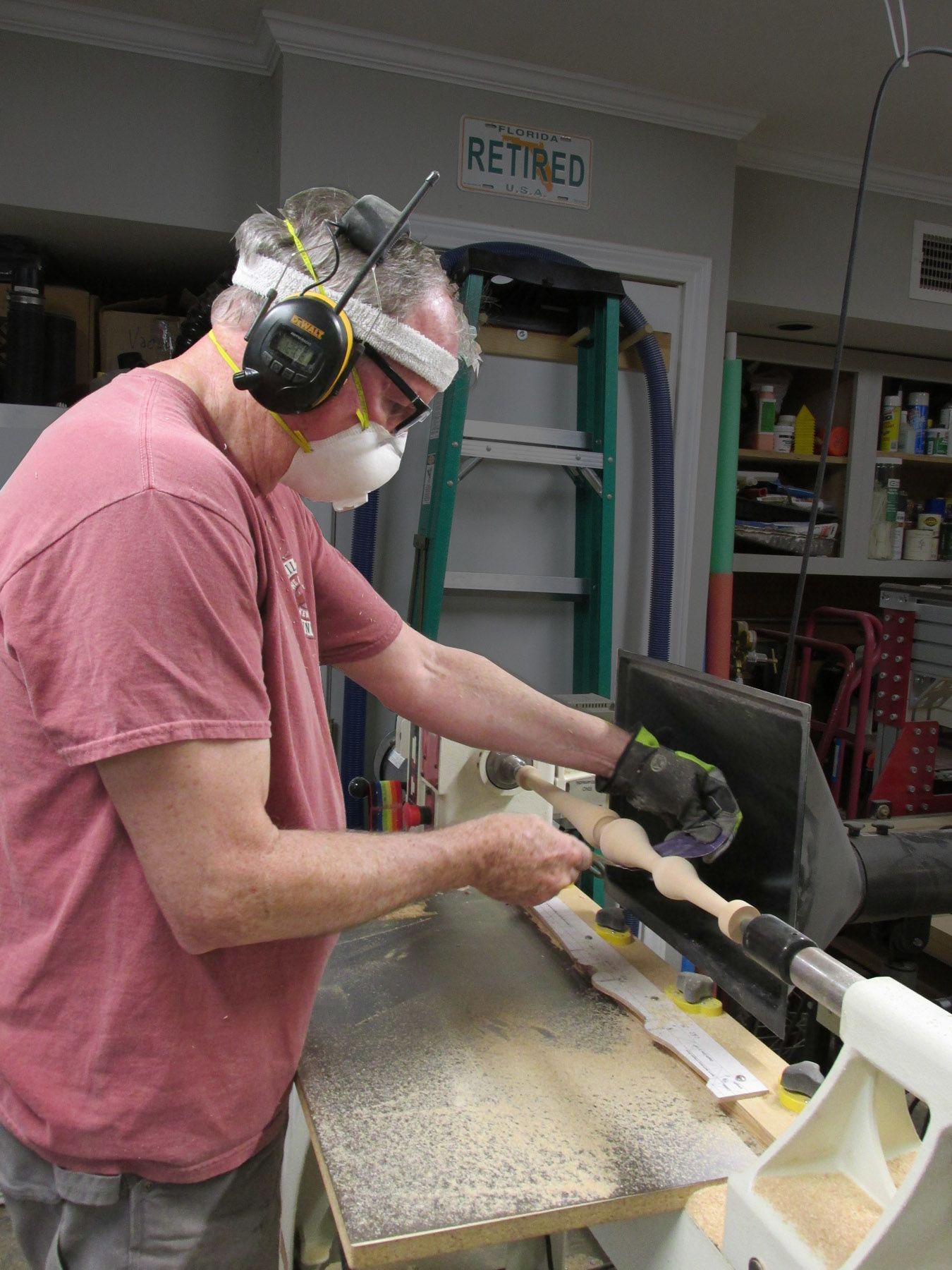 Wood Lathe Duplicator With Angle Grinder : 11 Steps (with Pictures ...