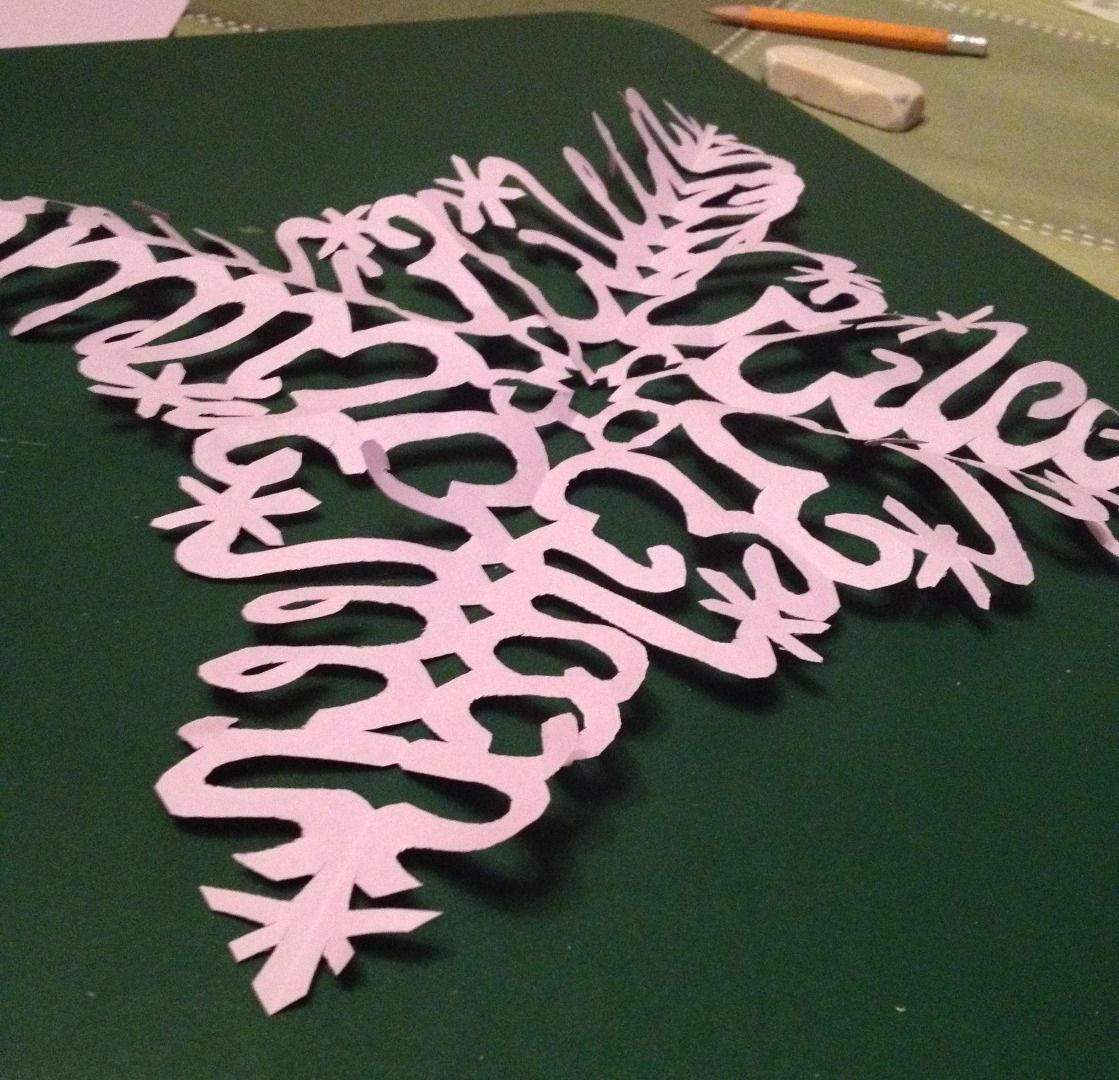 Personalized Snowflakes : 11 Steps (with Pictures) - Instructables