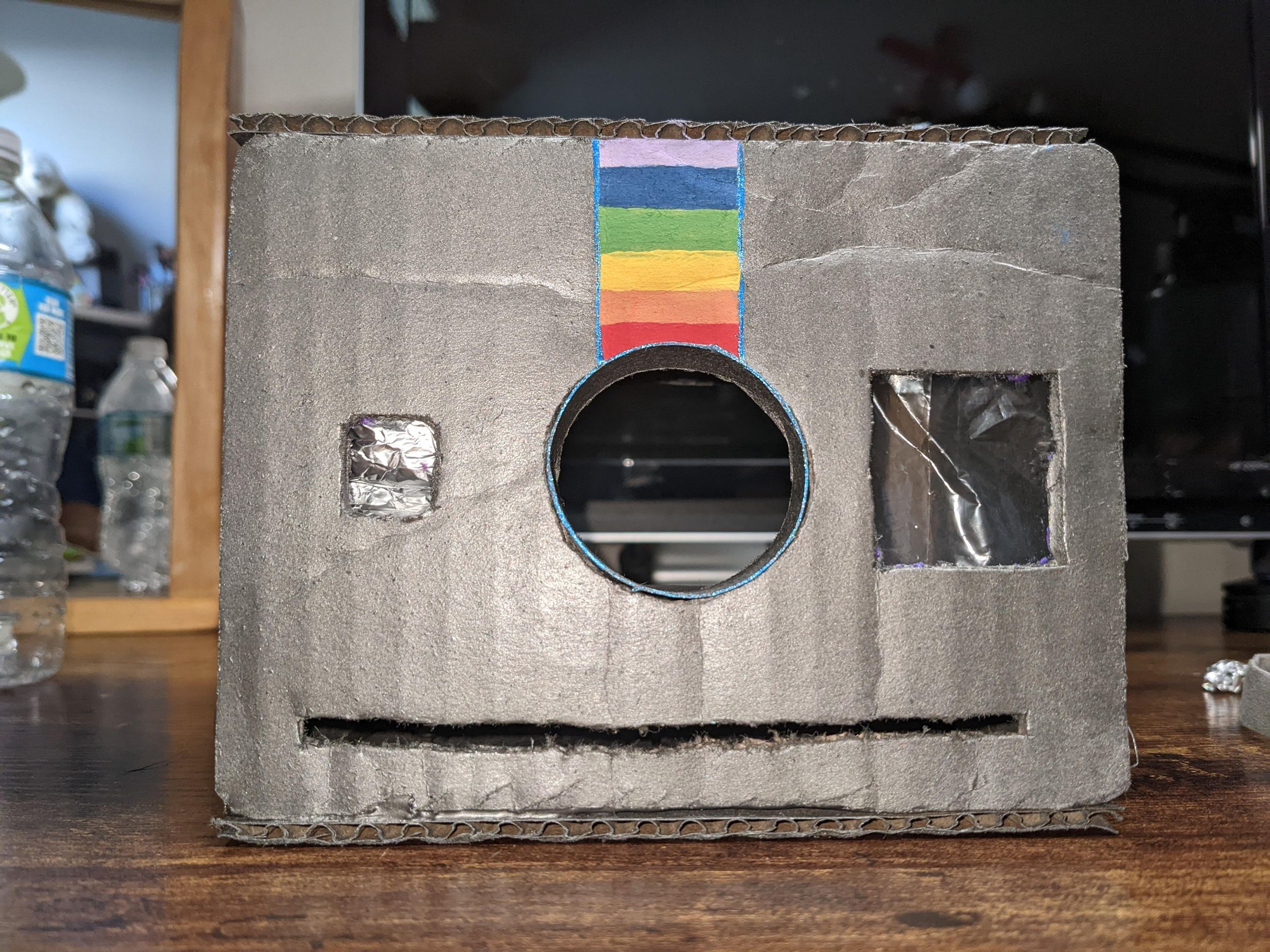 A Cardboard Polaroid Camera: Webcam Holder : 9 Steps (with Pictures ...