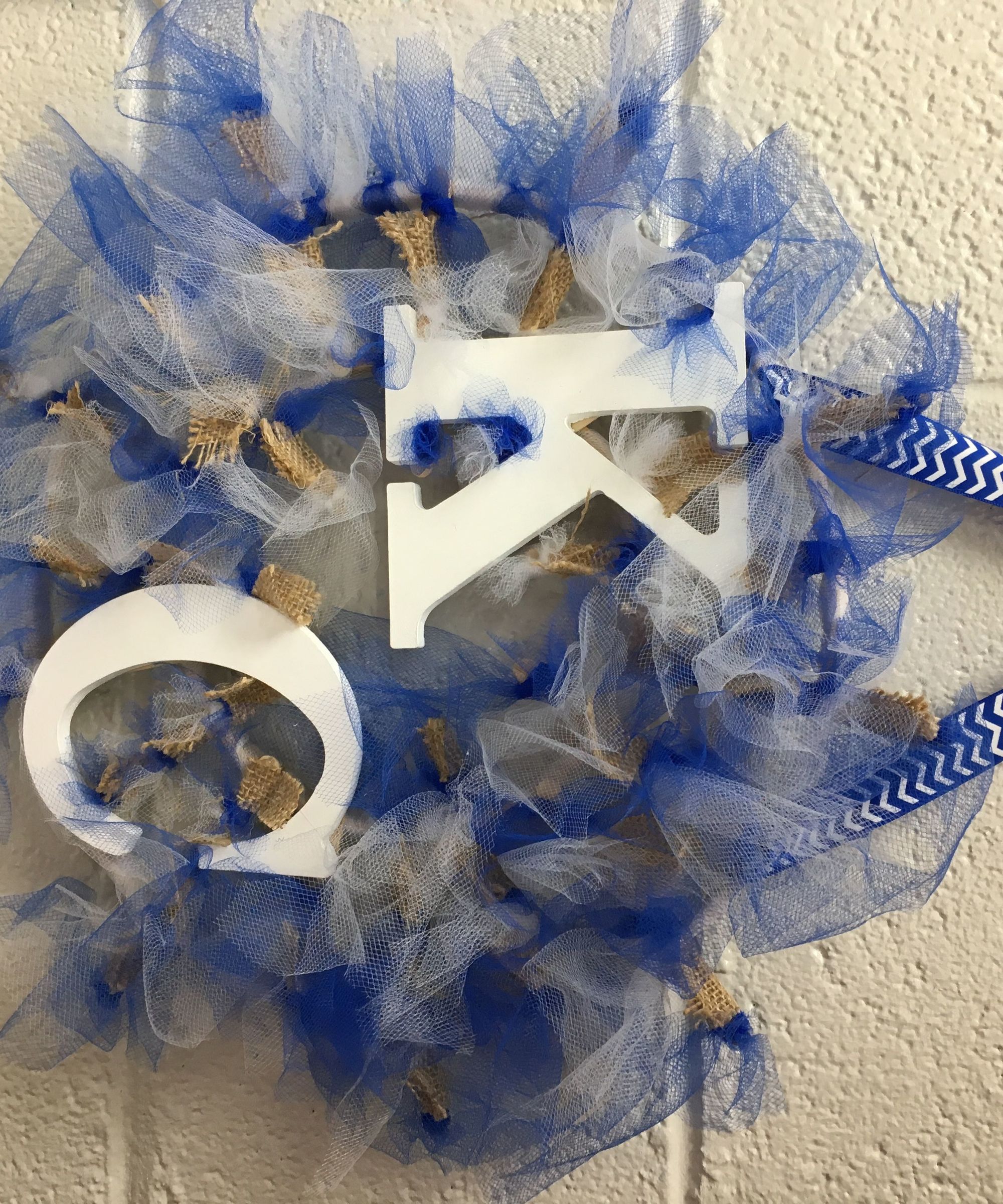 DIY Kansas City Royals Wreath : 9 Steps - Instructables