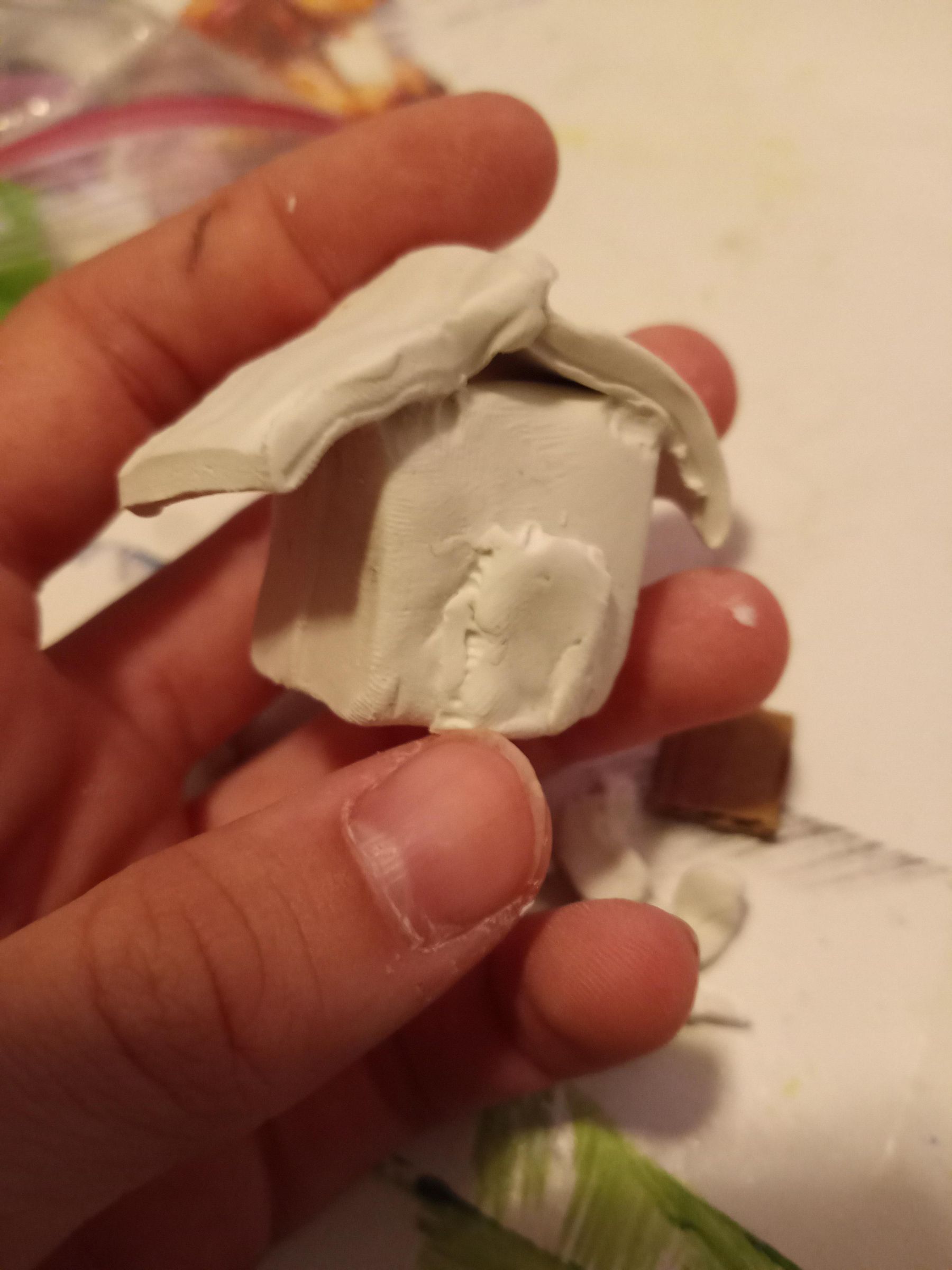 Small Painted Clay Cabin : 5 Steps - Instructables