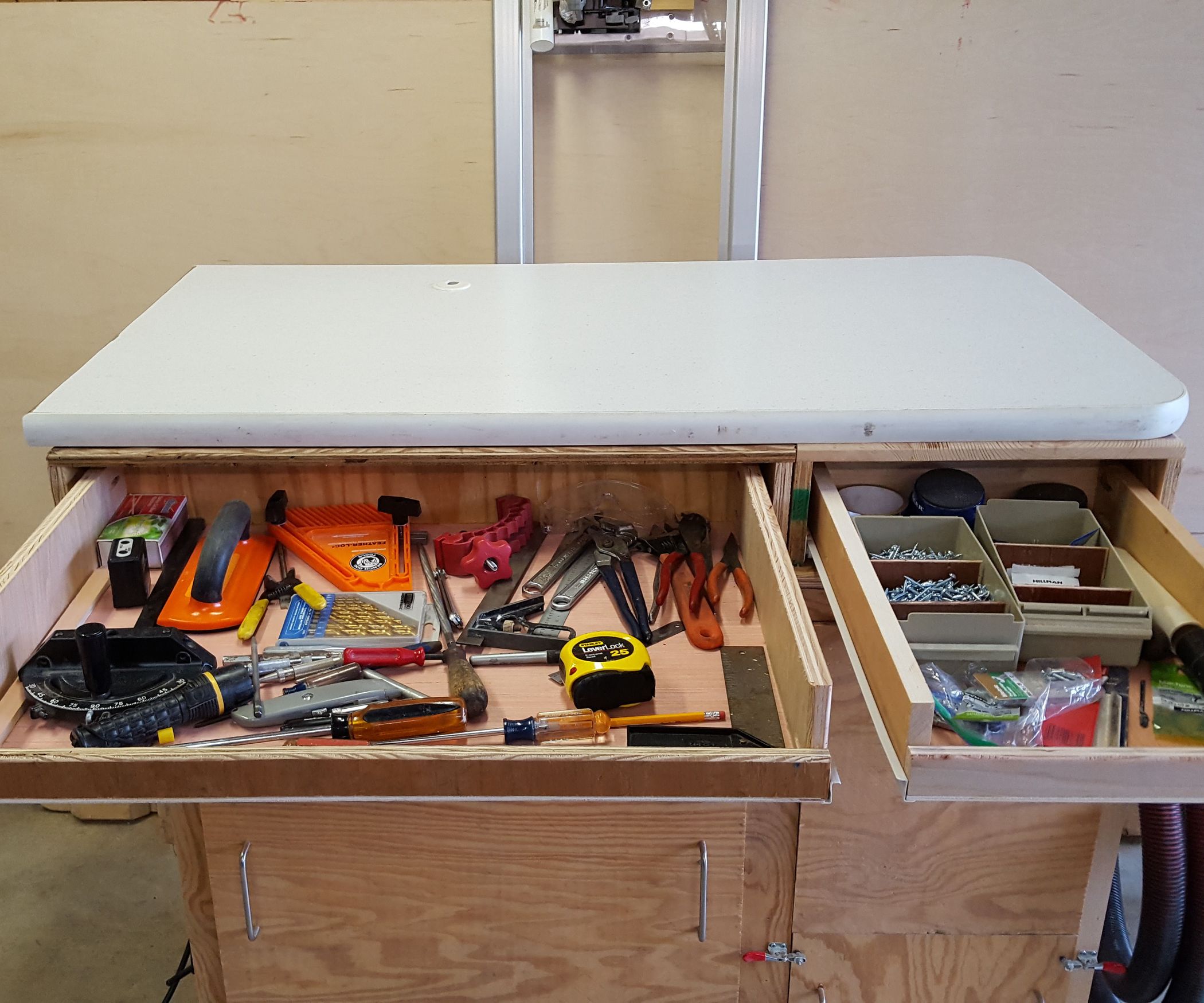 Add a Formica Top & Drawers to Your Work Bench (with Pictures ...