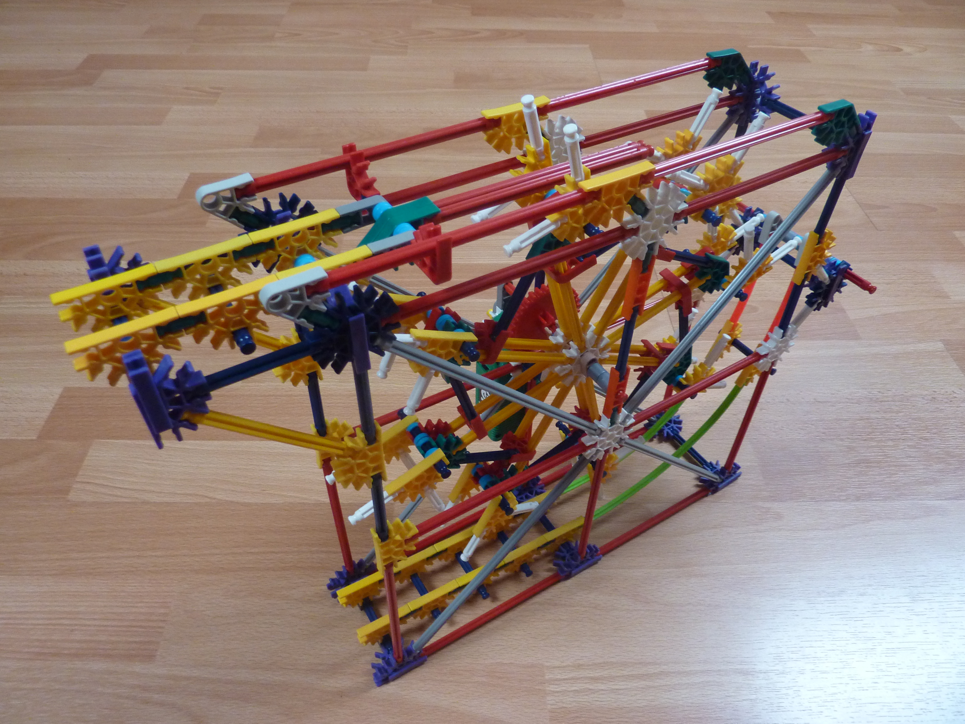 Sandro's Wheel Lift, a Knex Ball Machine Lift : 6 Steps - Instructables