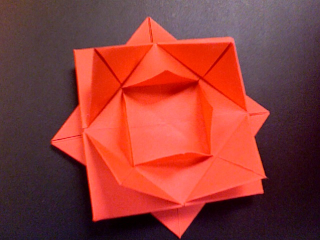Flat Origami Flower