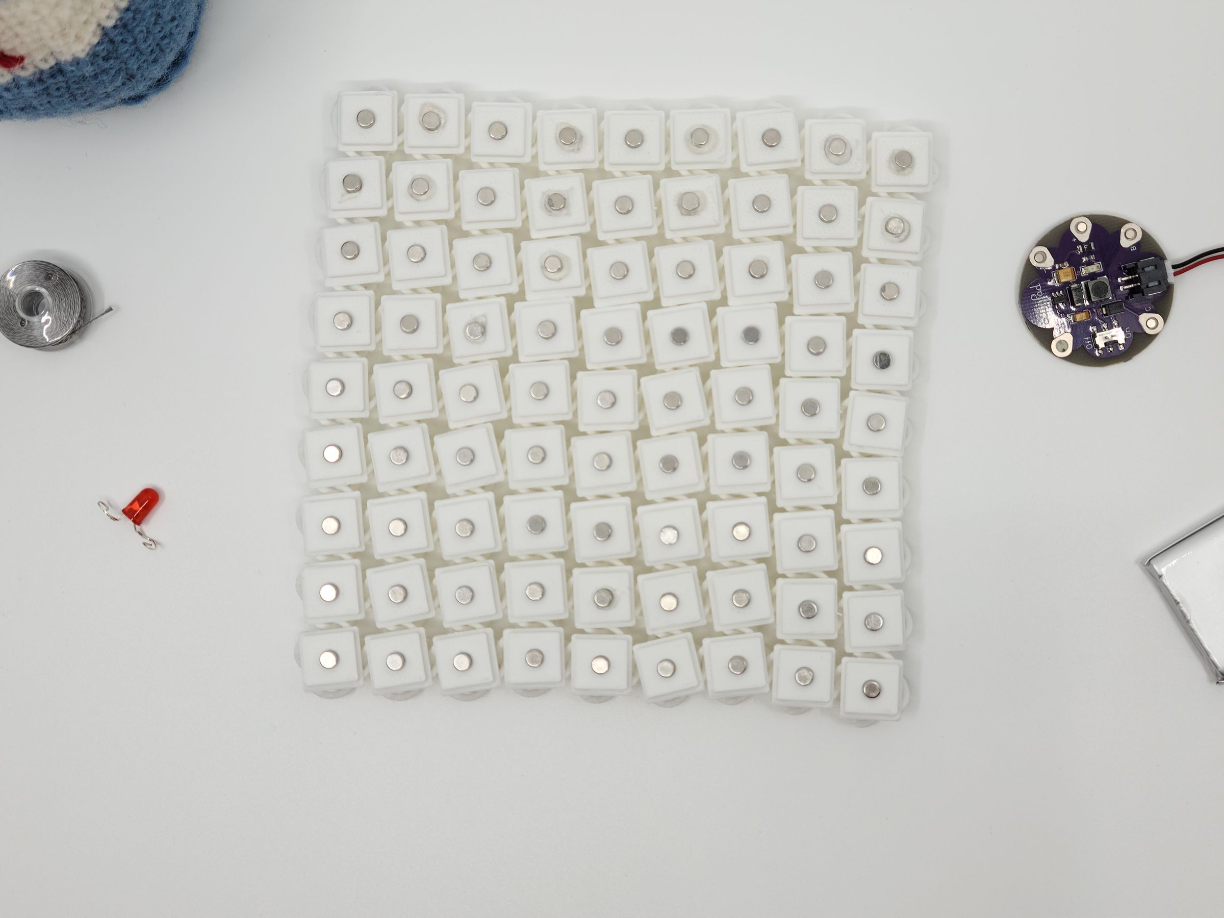 The ThreadBoard V4: Flexible E-Textile Prototyping Board : 4 Steps ...