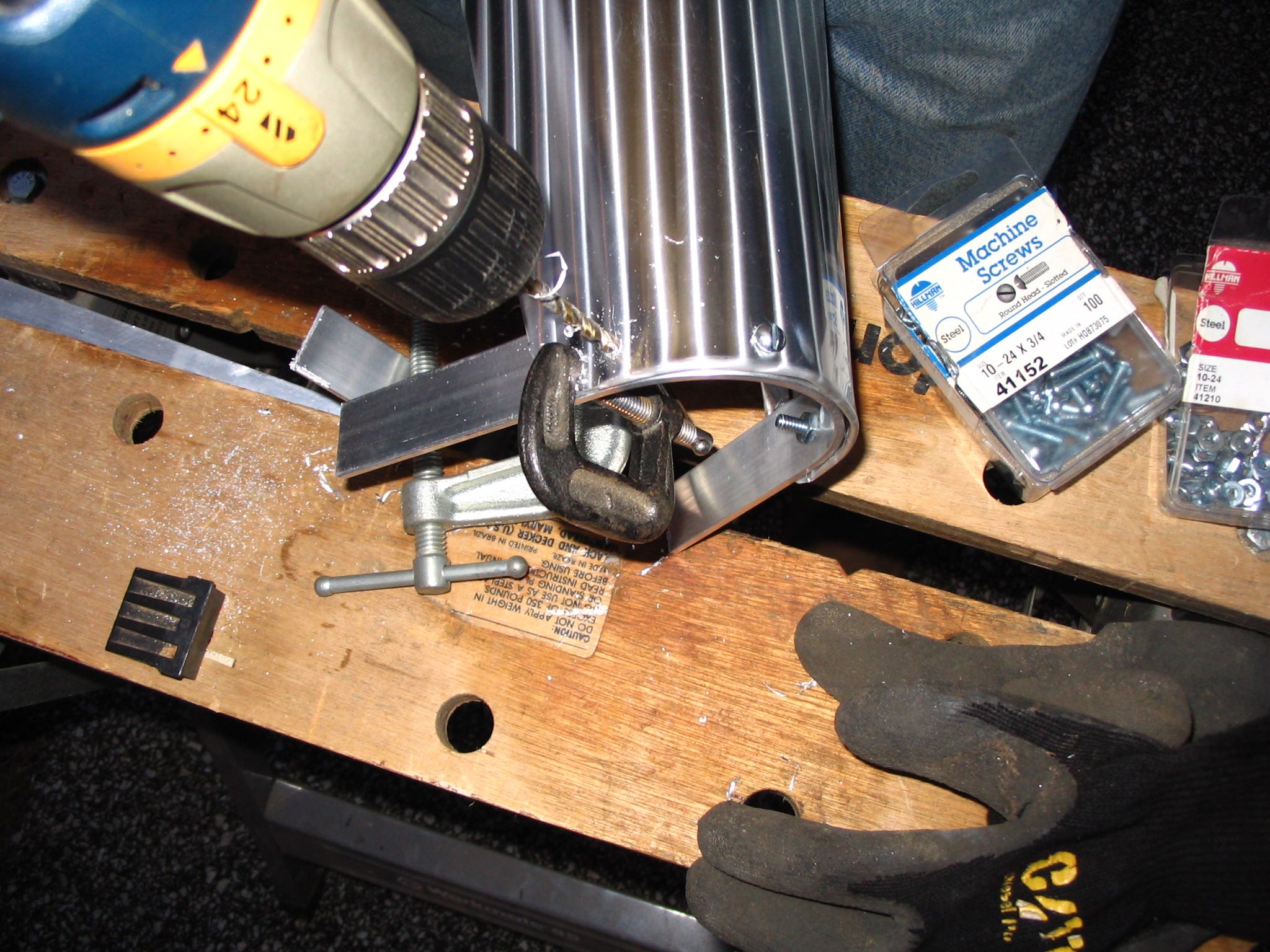 Homemade Motorcycle Hand Wind Deflectors (V Star 650) : 8 Steps ...