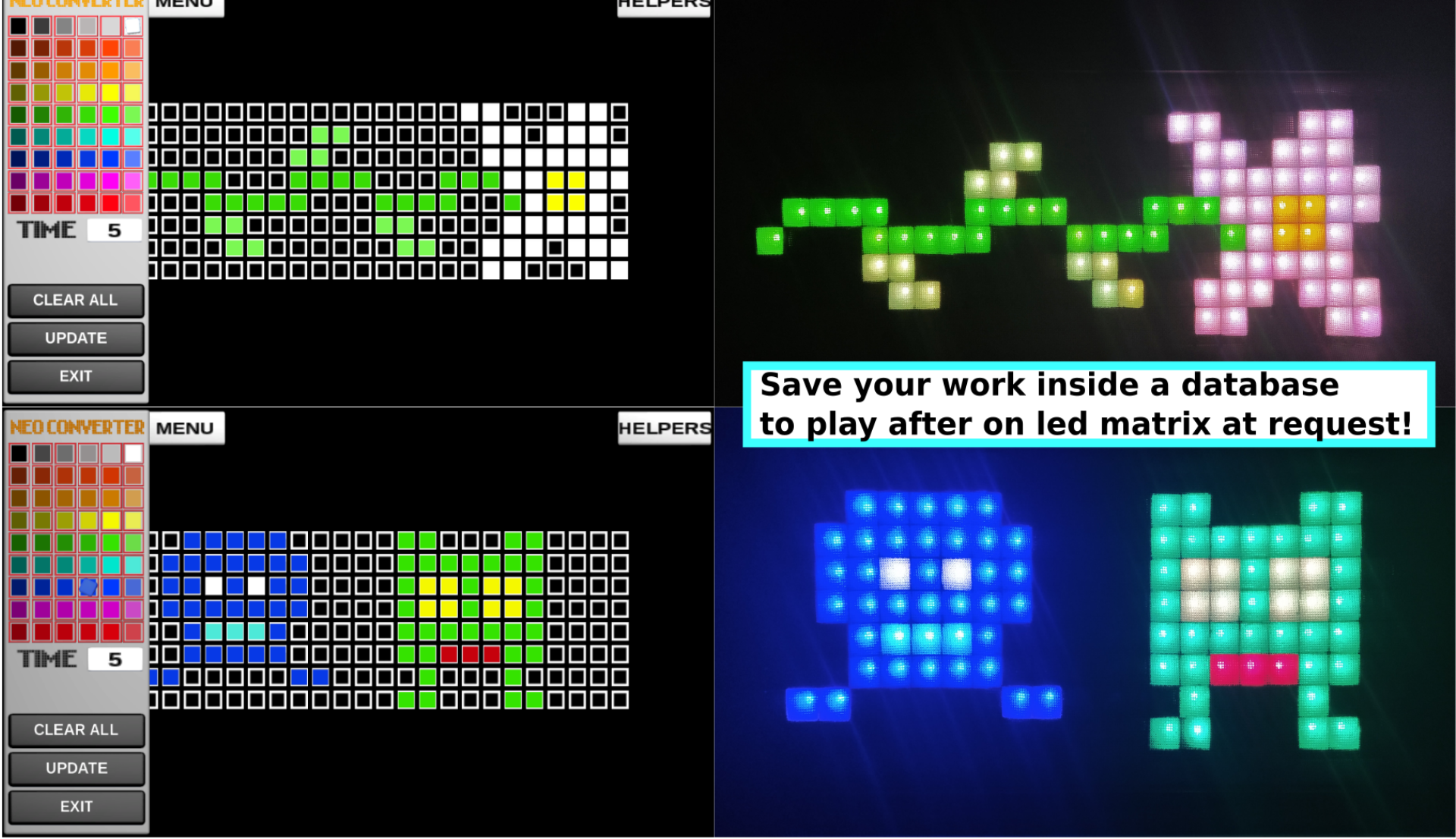 Led Matrix With Neopixel Ws2812b Arduino Nano and Esp8266 - 01 : 3 ...