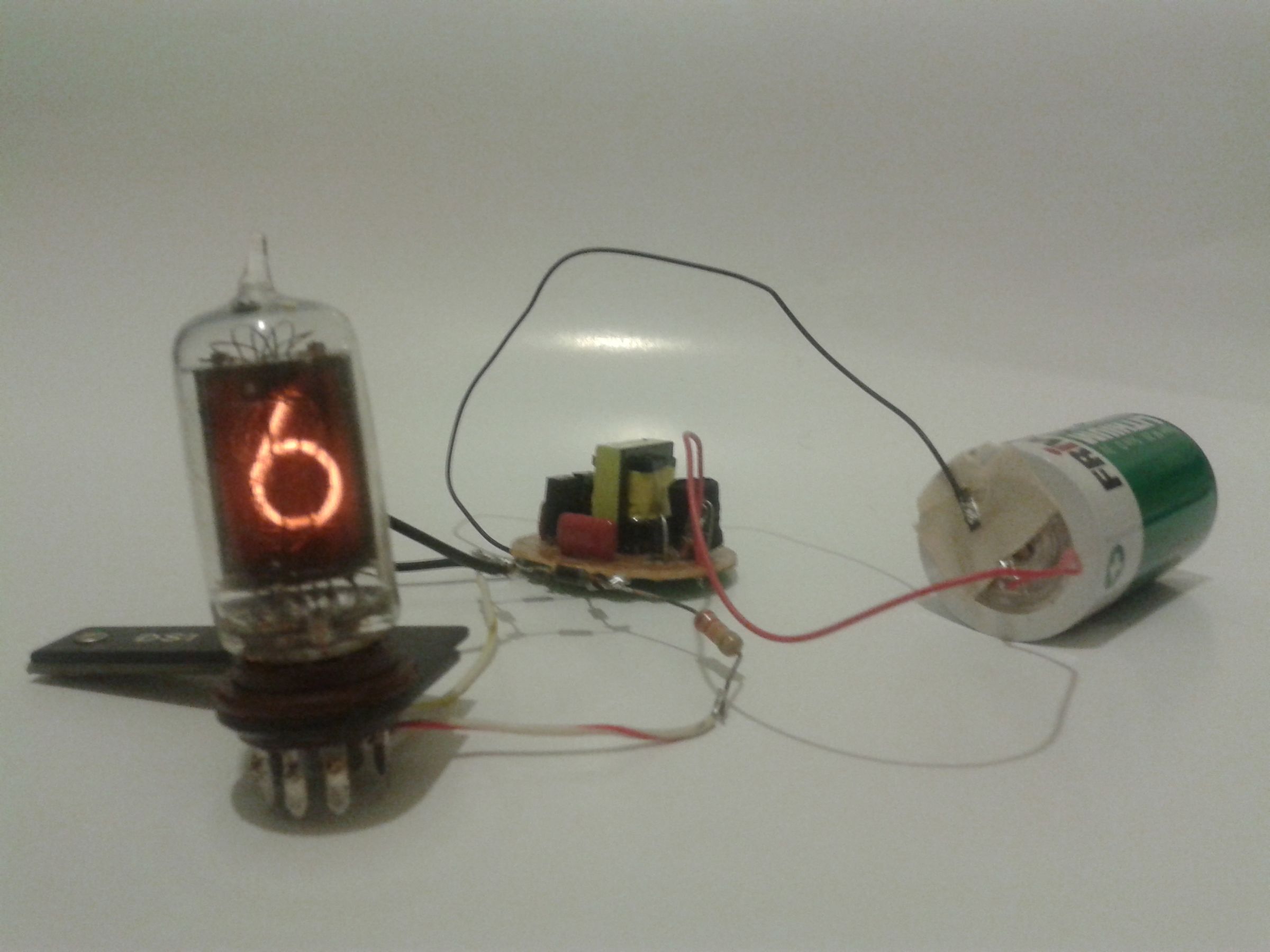 Battery Powered Static Nixie Tube Display : 4 Steps - Instructables