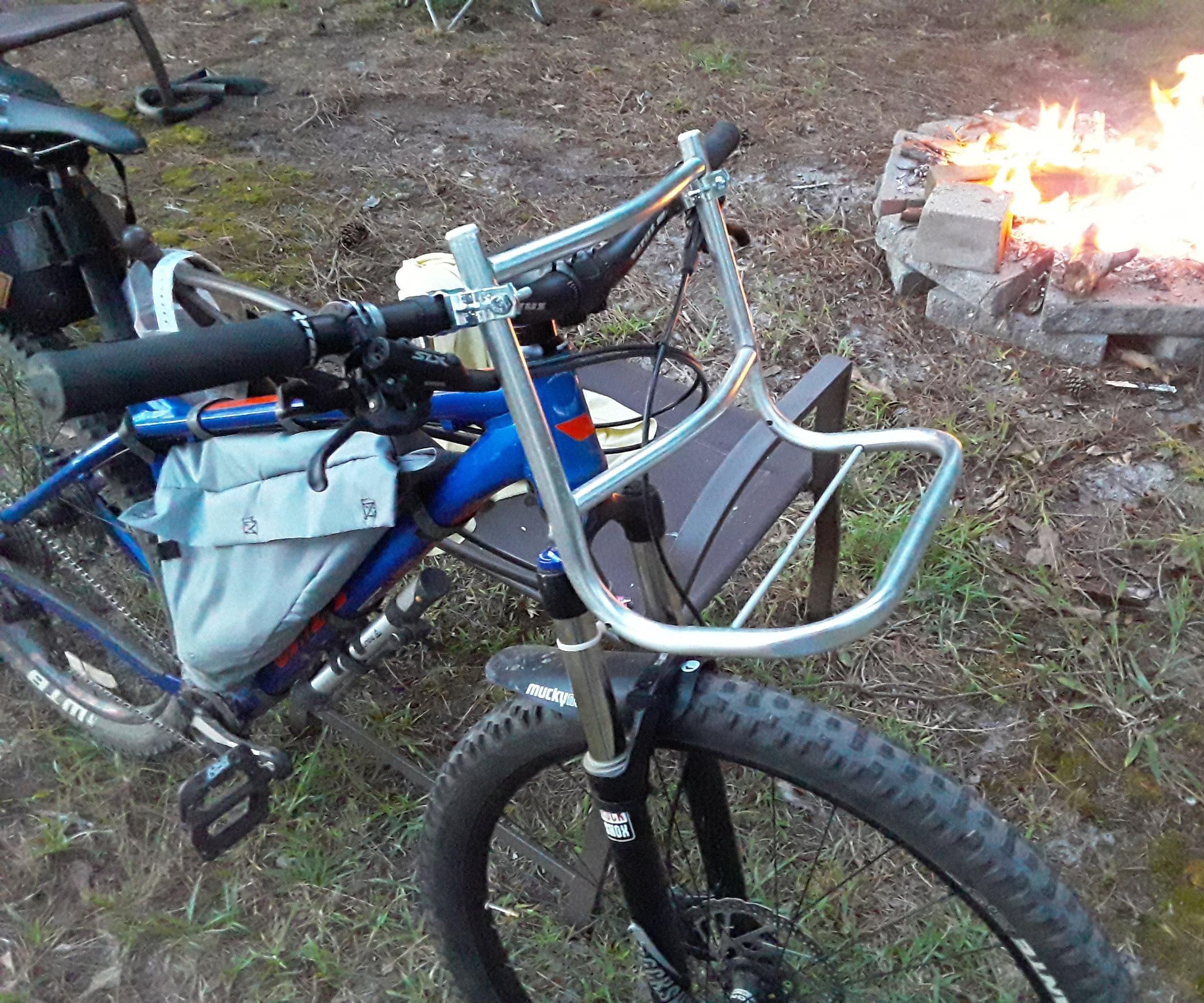 Bicycle Front Gear Rack for Bikepacking : 4 Steps - Instructables