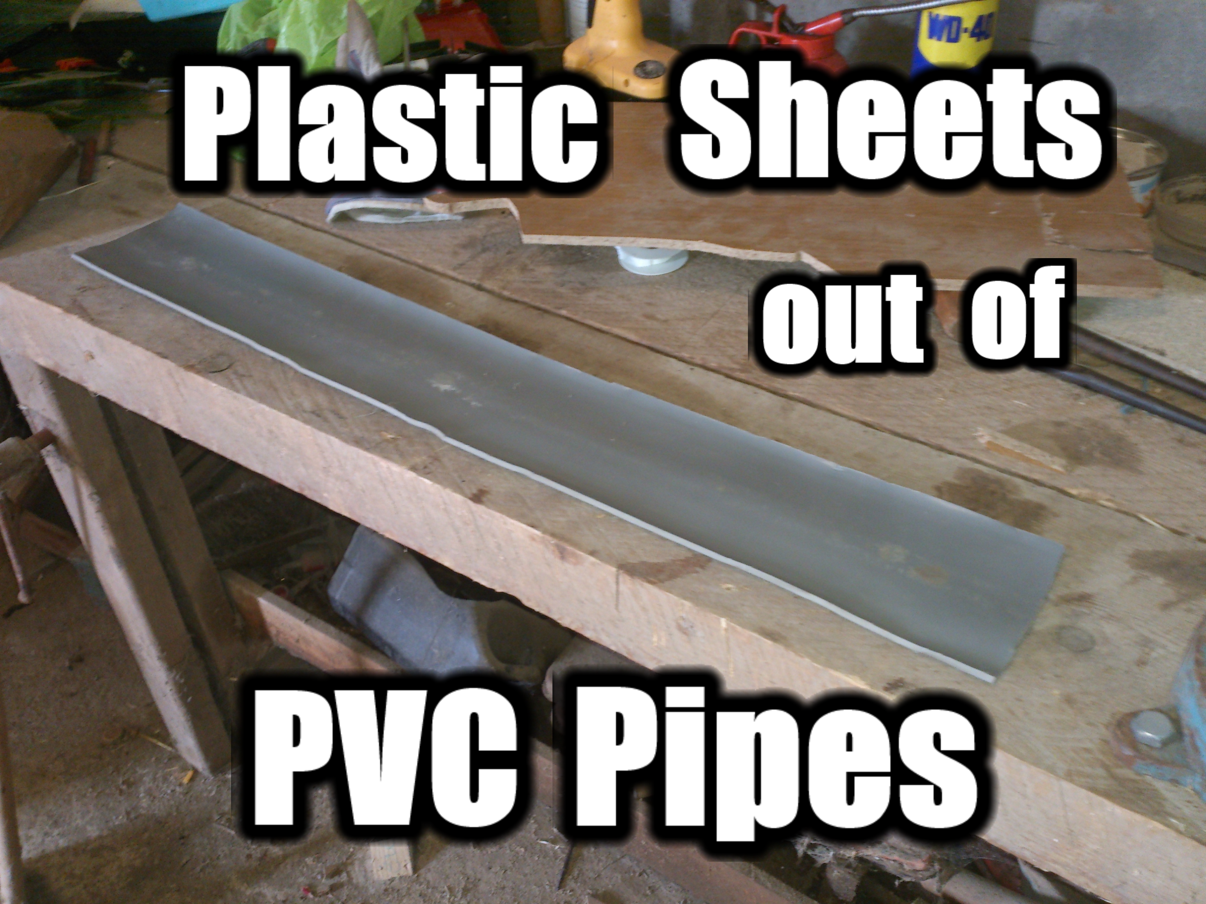 Plastic Sheet Out of PVC Pipes : 4 Steps (with Pictures) - Instructables